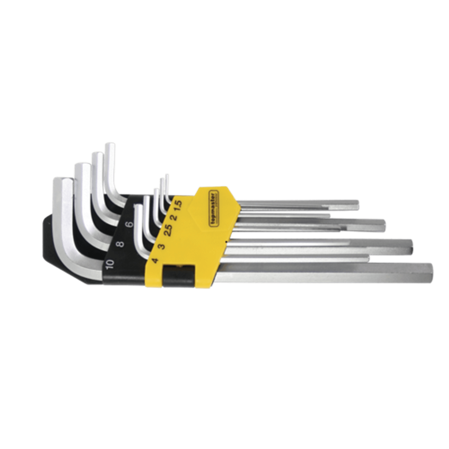 Topmaster - Chei imbus extra lungi L 1.5-10mm, 9 piese CR-V, Topmaster ...