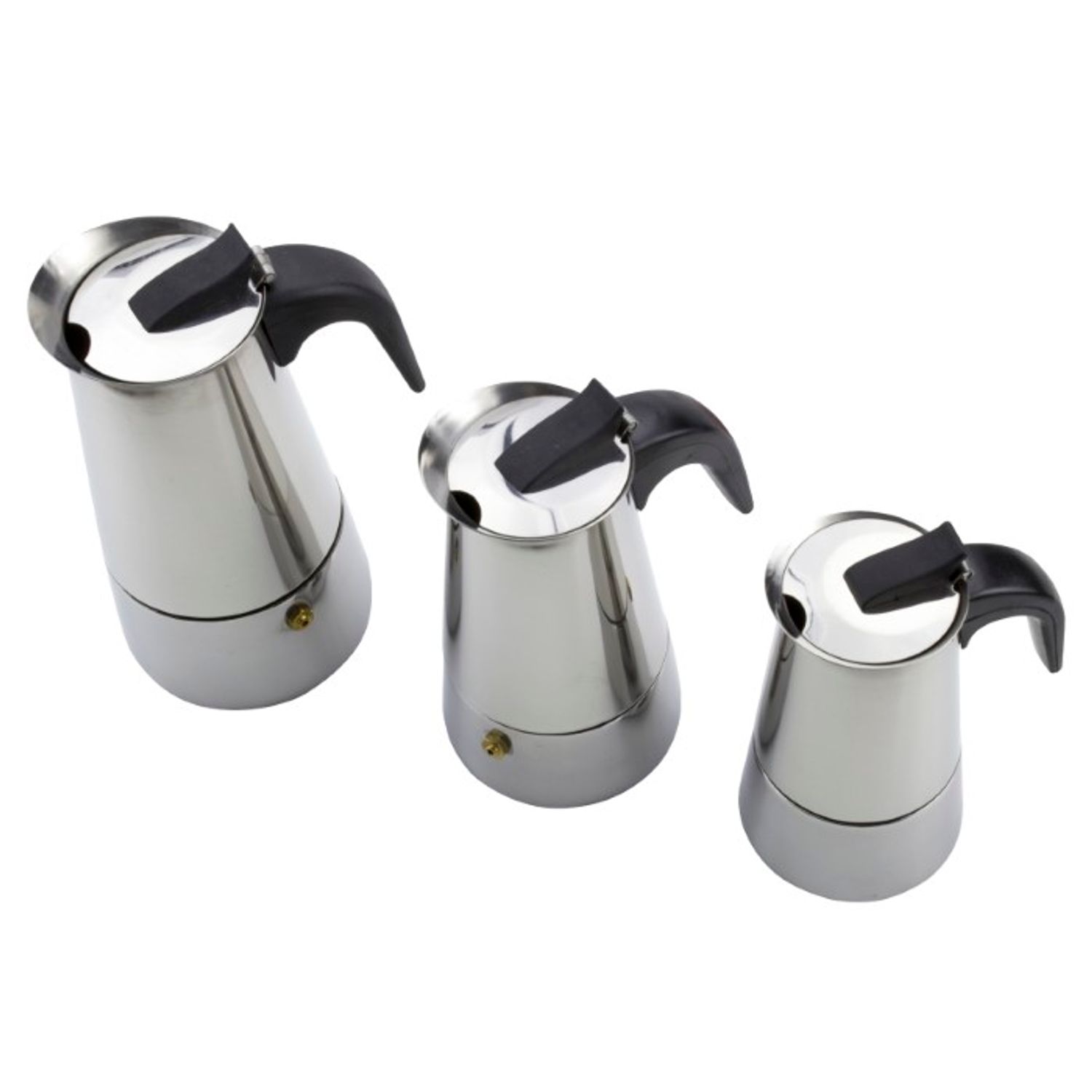 AZHOME - Preso Cafea Doua Persoane Inox - elefant.ro