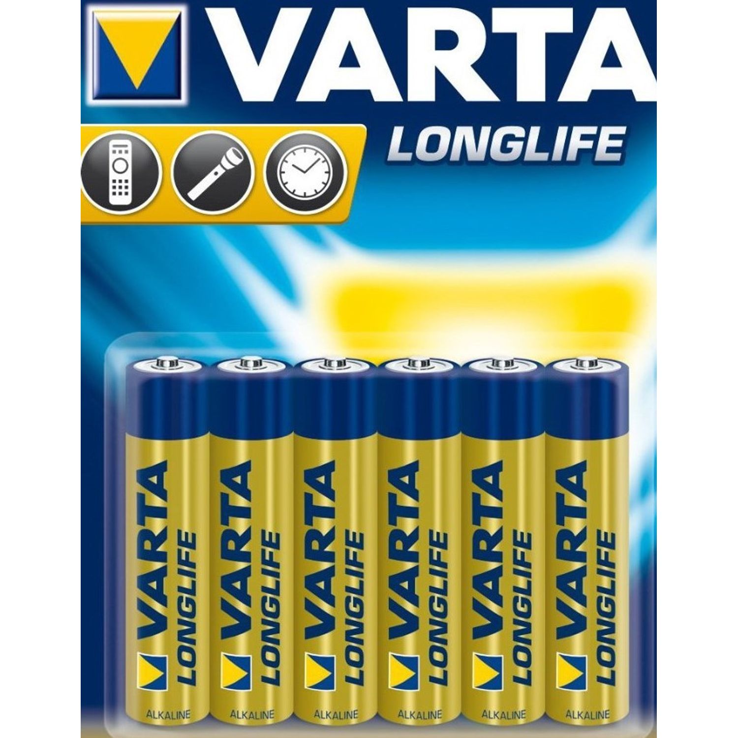 Varta - Baterii Alcaline VARTA Longlife Extra AAA, 6 buc - elefant.ro