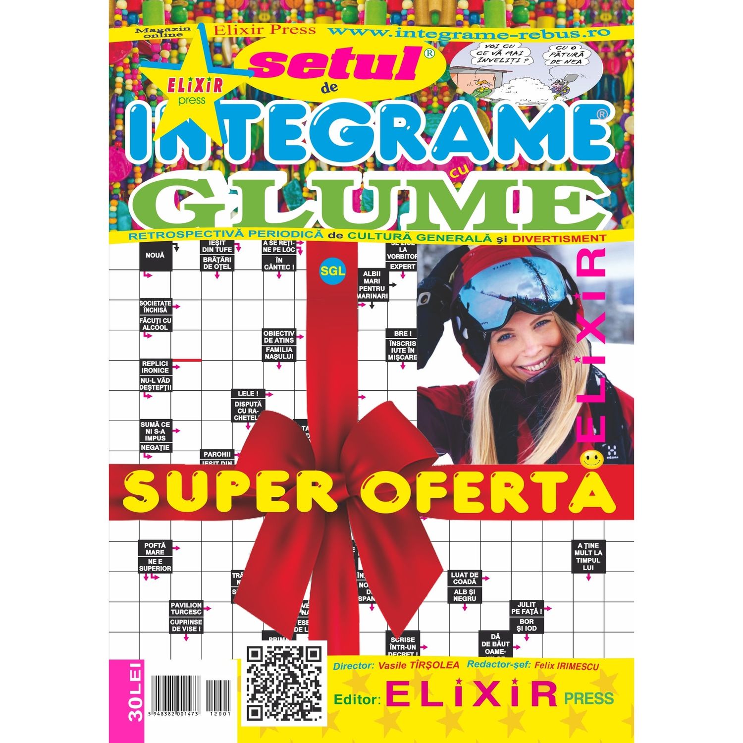 Elixir Press - Setul de integrame cu Glume - elefant.ro