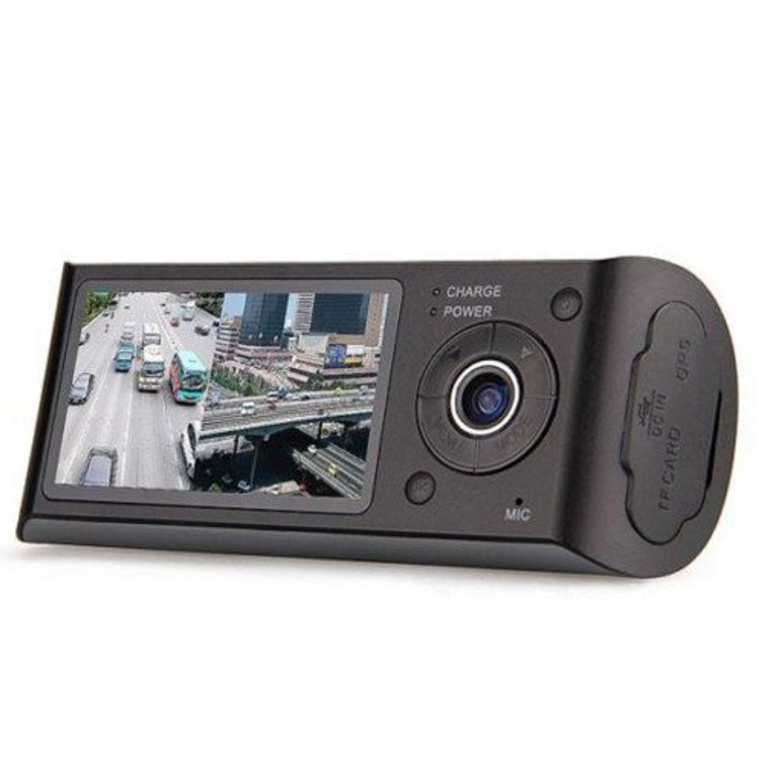 iUni - Camera Auto Dubla cu GPS iUni Dash X3000 Plus, Display 2.7 inch ...
