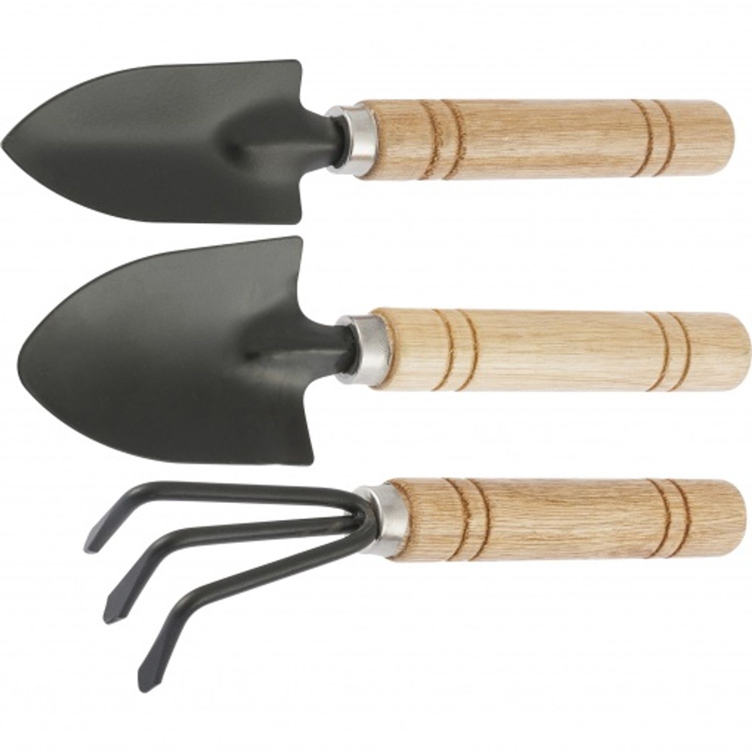 PALISAD - Set unelte ingrijire plante de interior, manere din lemn, 3 ...