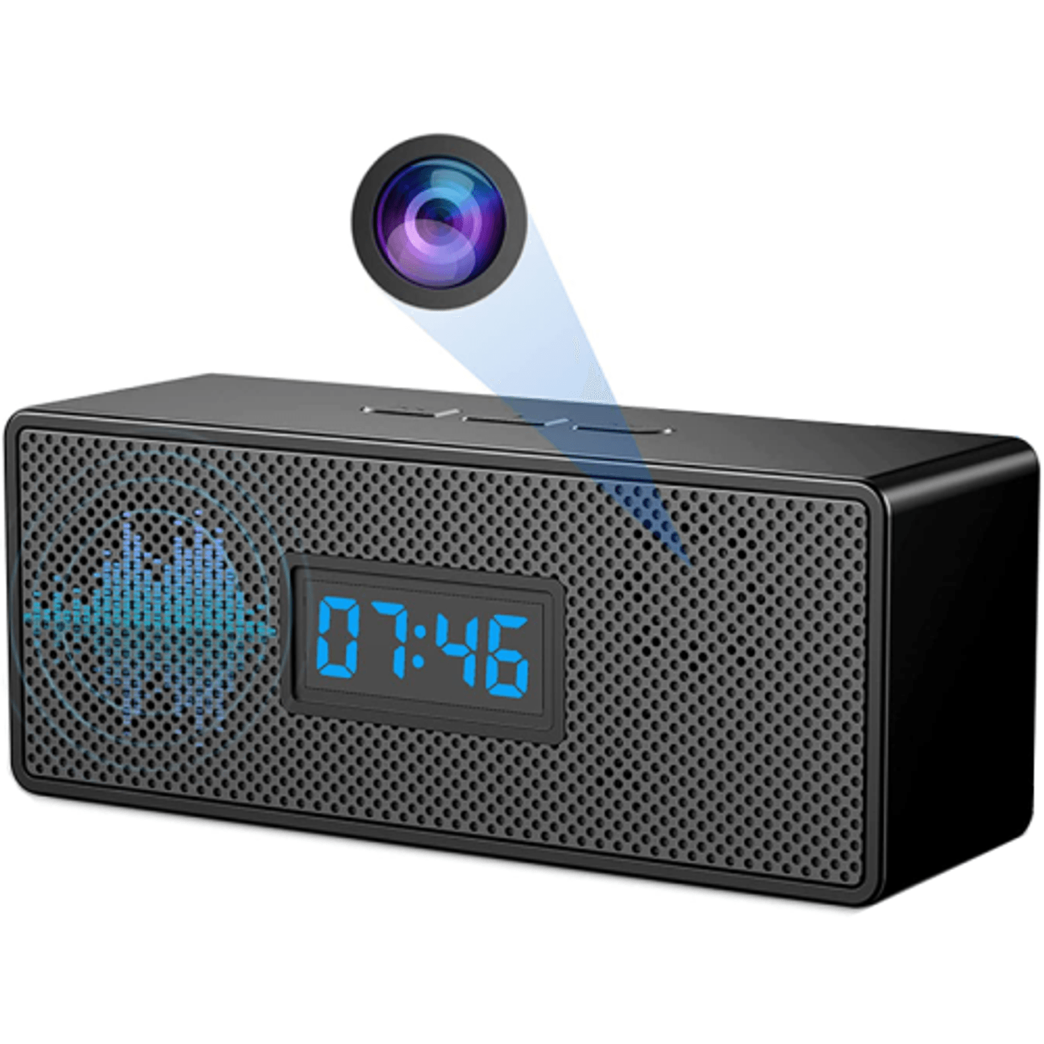 iUni - Ceas cu Camera Spion iUni IP45, WiFi, Full HD, Senzor de miscare ...