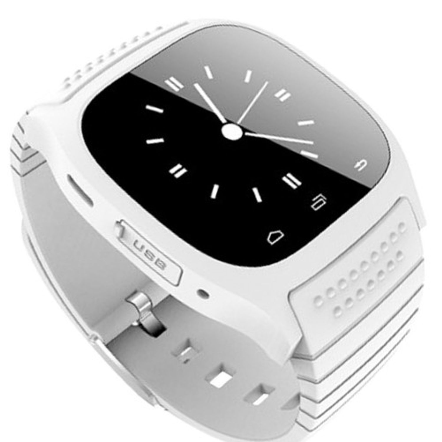 iUni - Ceas Smartwatch SW-AND, Bluetooth, Stopwatch, Carcasa metalica ...
