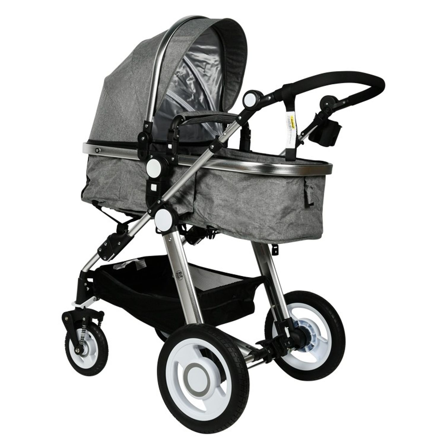 BUF BOOF - Carucior 2 in 1 reversibil S-18 BUF BOOF Grey 0 36 luni ...