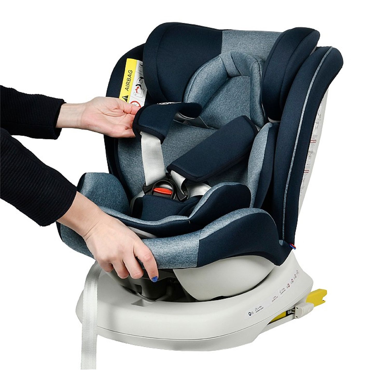 BUF BOOF - Scaun Auto Tweety Plus DELUXE BUF BOOF Blue cu Isofix ...