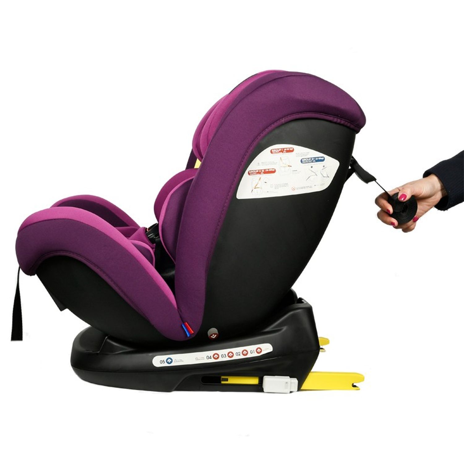 BUF BOOF - Scaun Auto Riola plus cu Isofix BUF BOOF Purple 0 36 kg ...