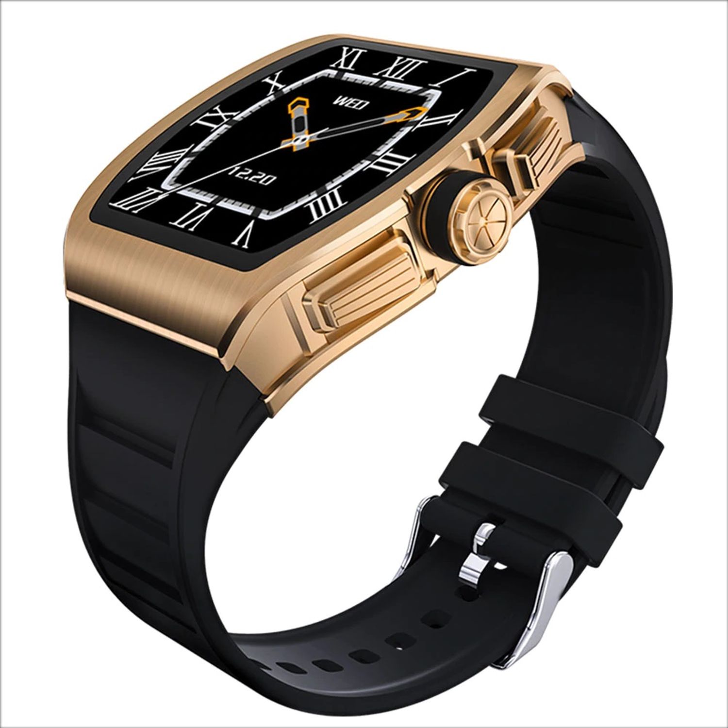 Neo - Ceas Smartwatch Neo™ Smart Wear Premium, Auriu, Display IPS ...