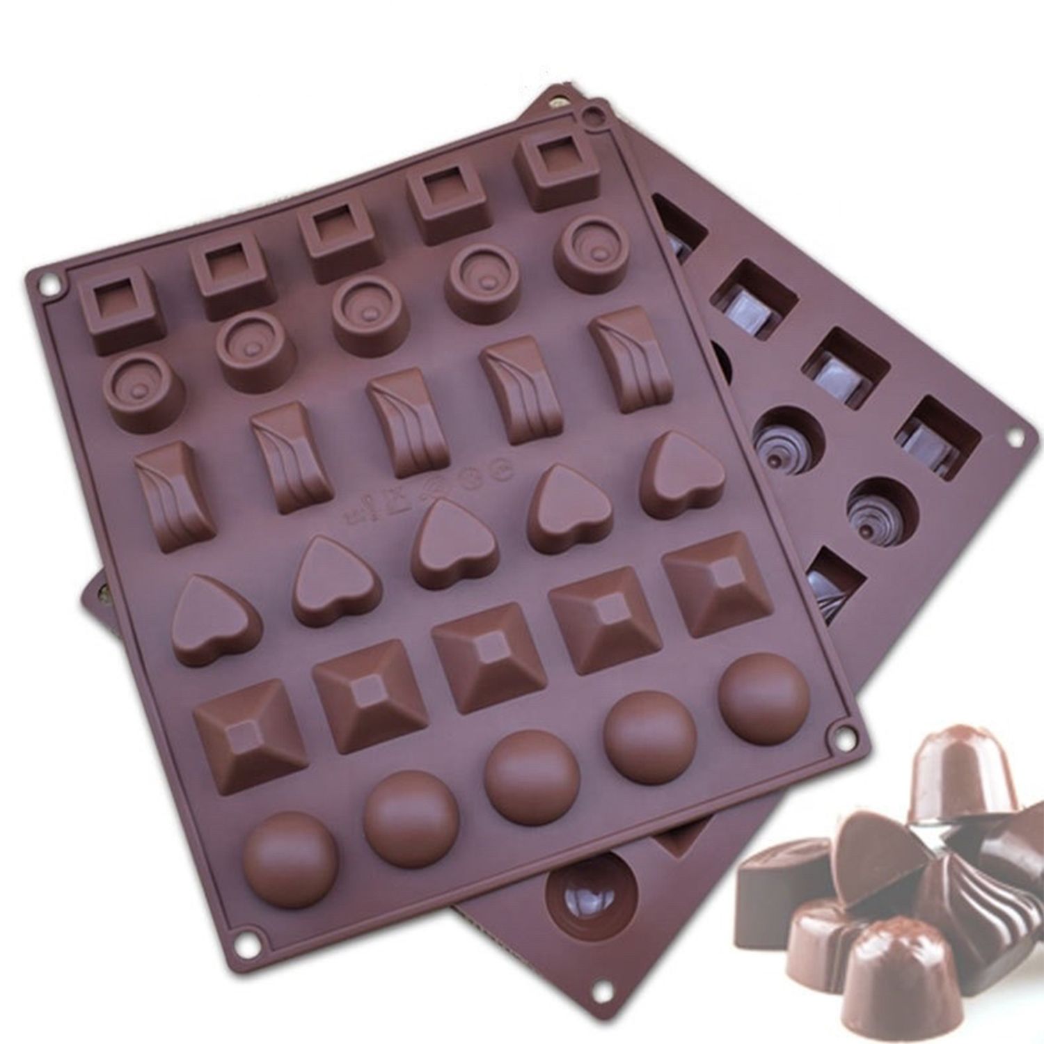 Quasar & Co. - Forma silicon pentru ciocolata, Quasar & Co., 30 matrite ...