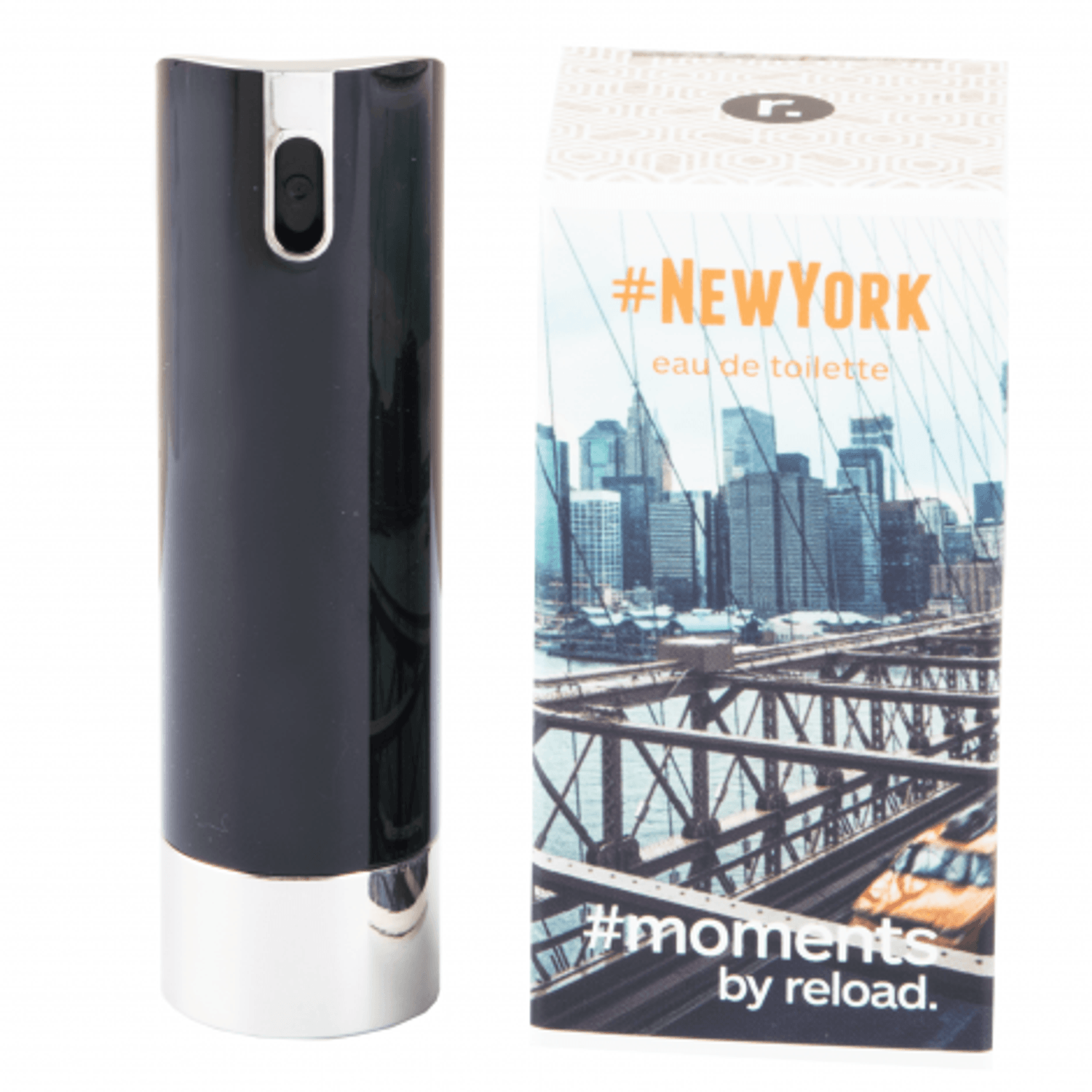 Reload - Set 4 mini parfumuri cu dispozitiv mini-spray Moments Reload ...