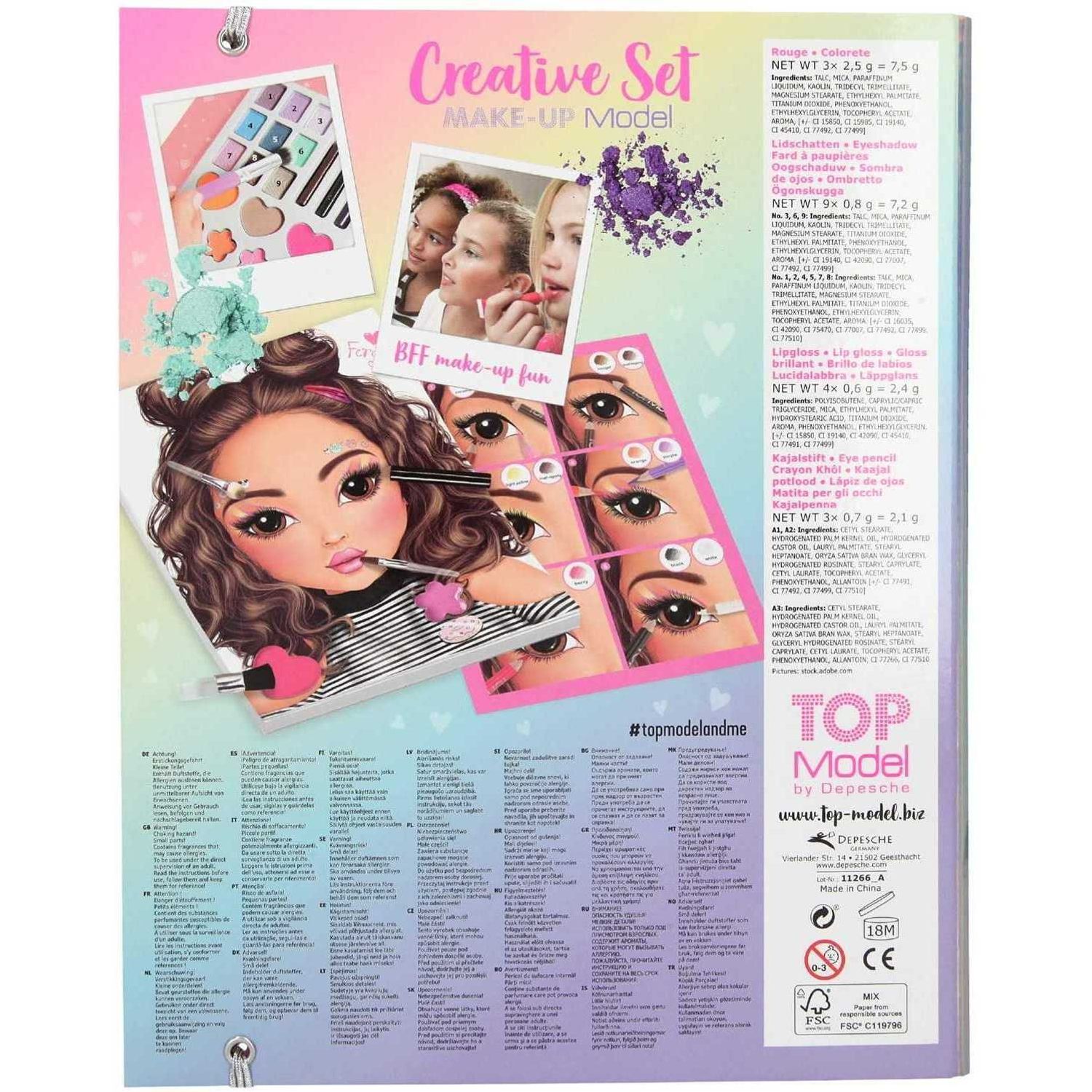 Depesche - Carte de colorat Top Model Make-up Studio Depesche PT11266 ...