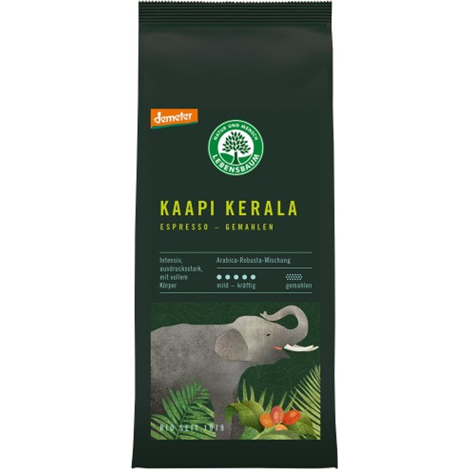 Lebensbaum - Cafea macinata expresso Kaapi Kerala Bio selectie arabica ...