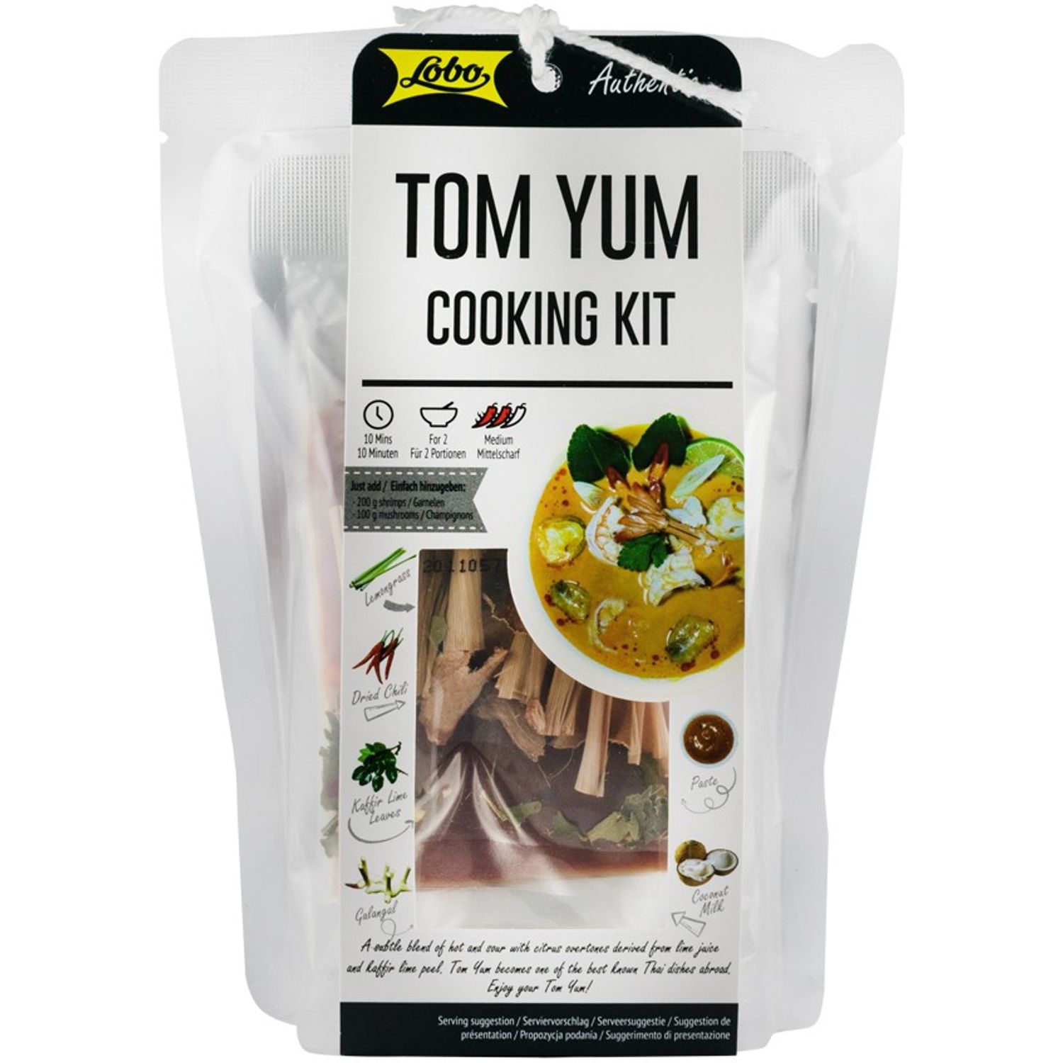 H and S Asia - Kit pentru gatit supa tom yum, 260g lobo - elefant.ro