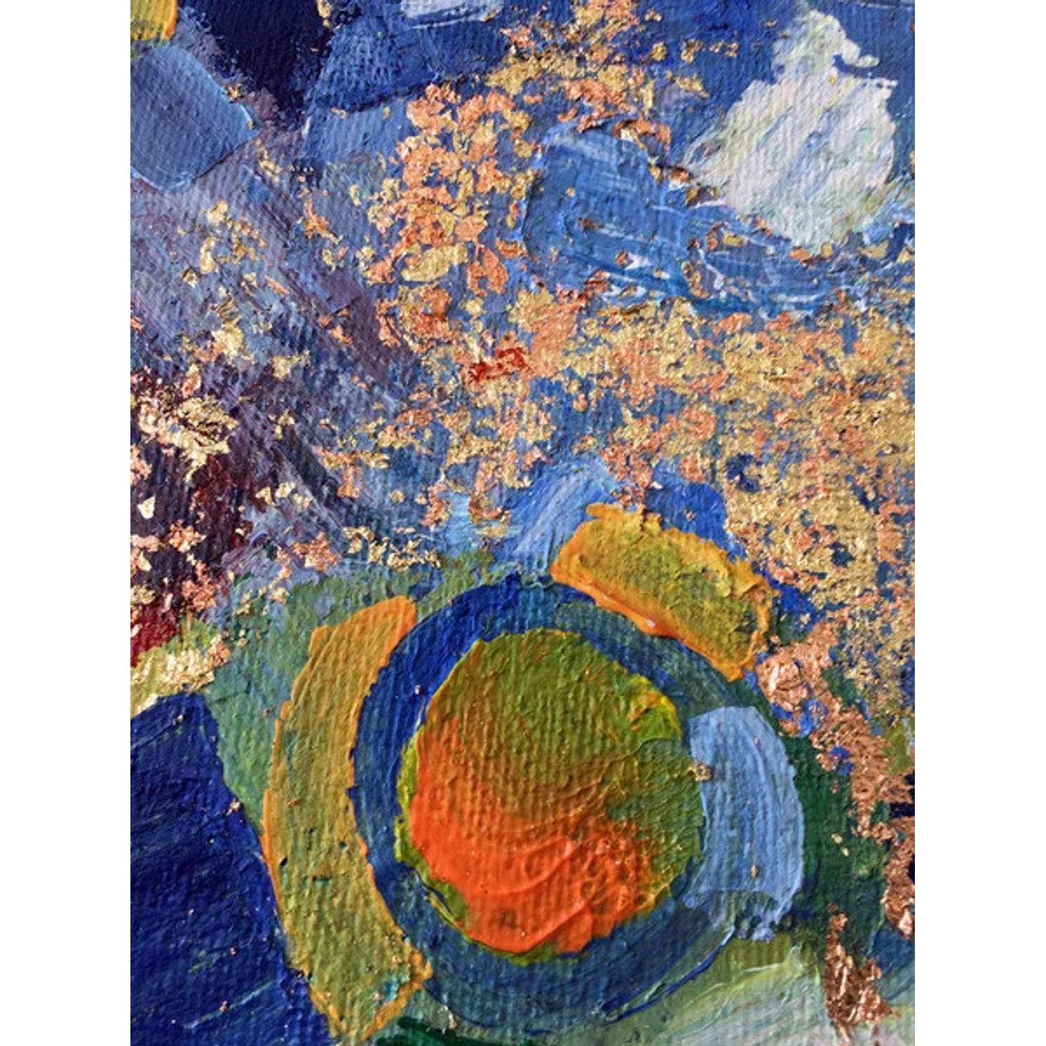 Printly - Tablou canvas, Autumn Abstract Painting Art Natural ...