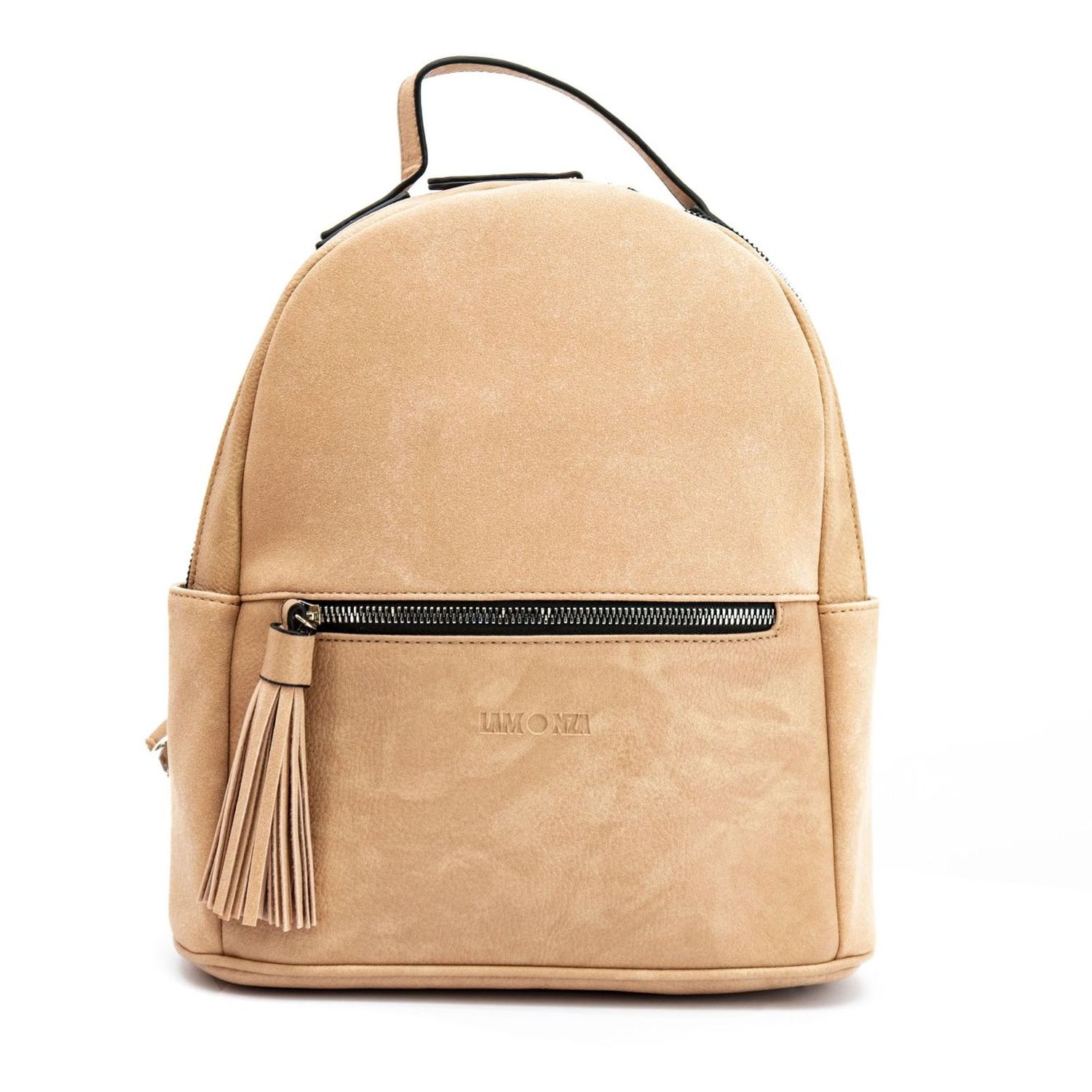 Lamonza - Lamonza Rucsac De Dama Azalya Beige 27X13X28 Cm - elefant.ro