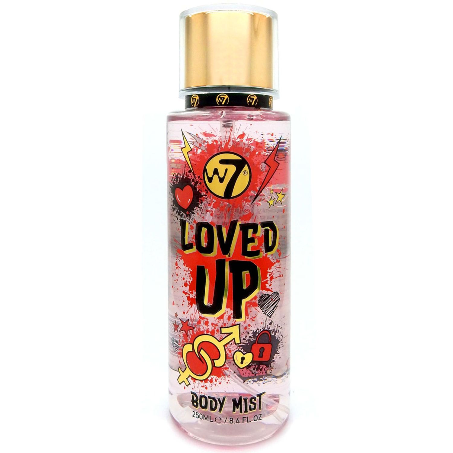 W7 - Spray pentru corp cu parfum fructat W7 Loved Up Body Mist, 250 ml ...