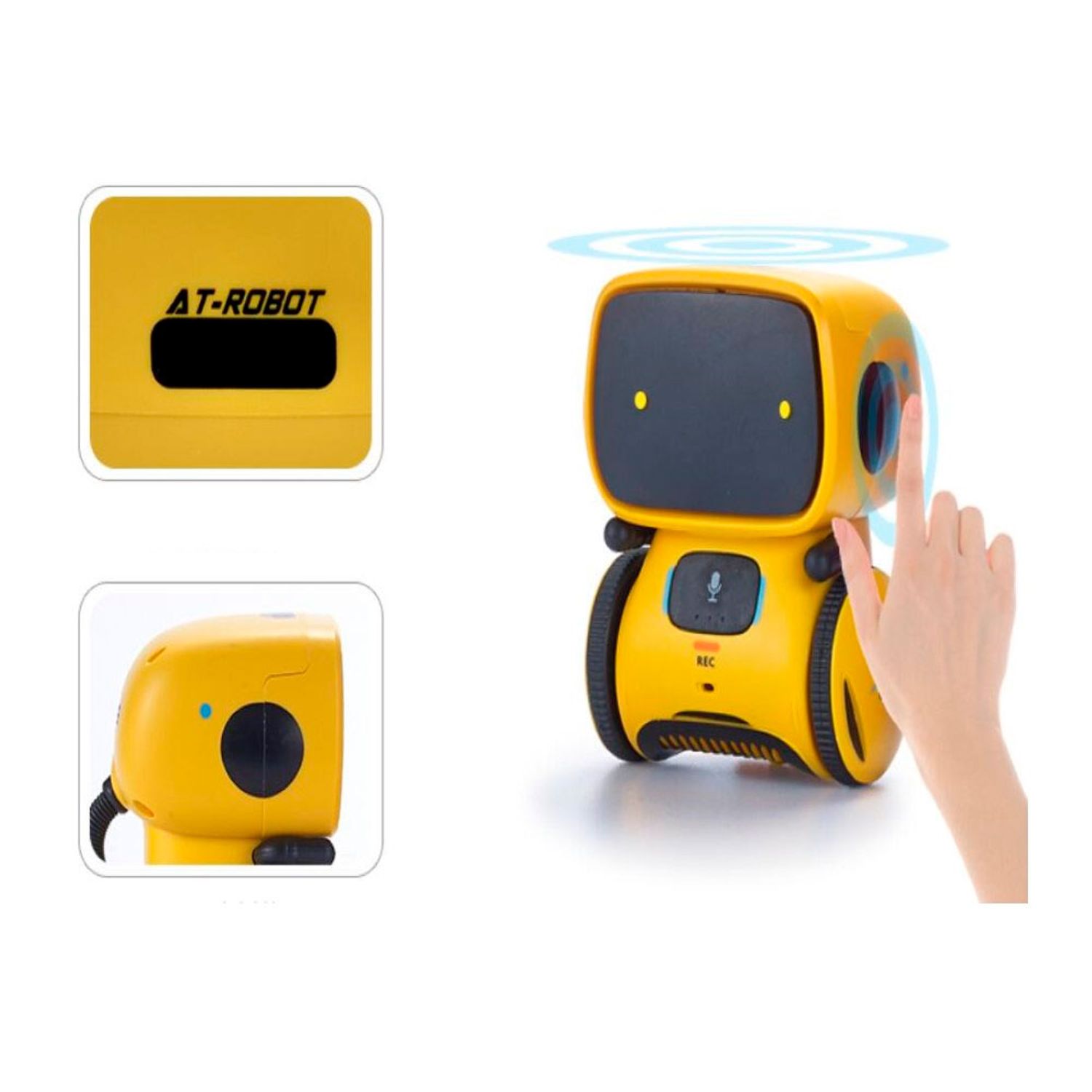 PNI - Robot inteligent interactiv PNI Robo One, control vocal, butoane ...