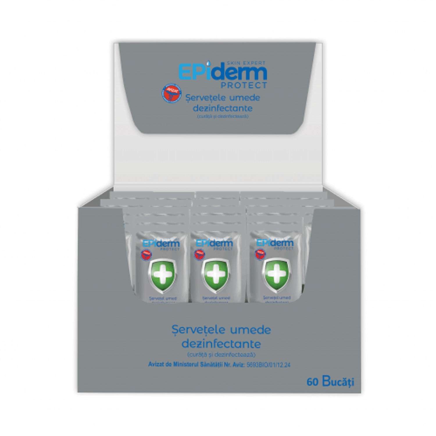 EPIderm - Servetele umede dezinfectante Epiderm Protect - elefant.ro