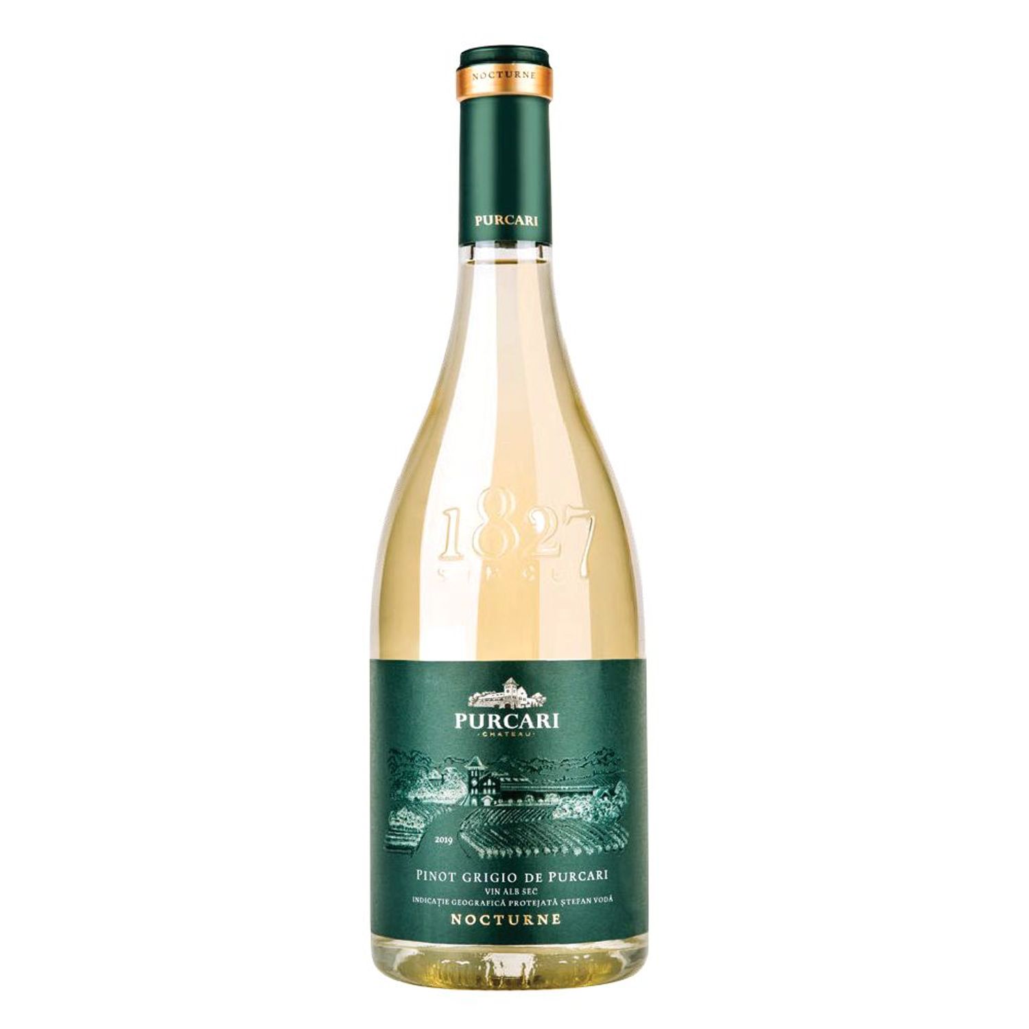 Purcari - Vin Alb Sec Pinot Grigio Purcari Nocturne 13.5%, 0.75 L ...