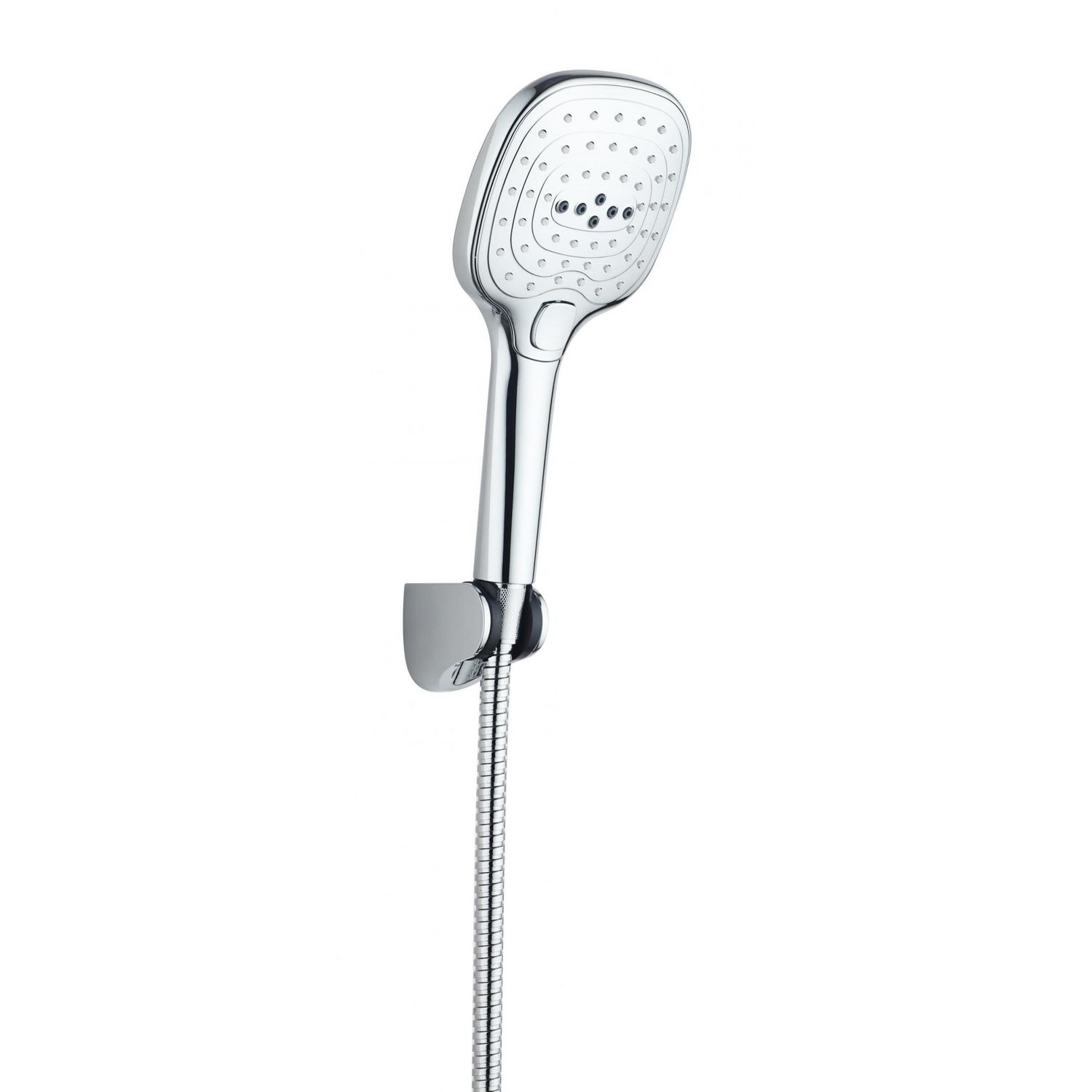 DEZIT - Set de dus, Dezit, Calma Square, fixare perete, 3 functii, crom ...