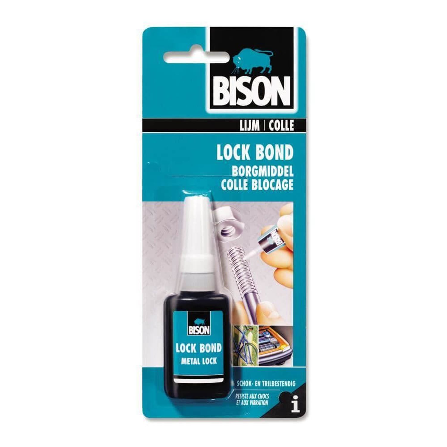 Bison - Agent de Fixare pentru Suruburi BISON Metal Lock, 6 ml - elefant.ro