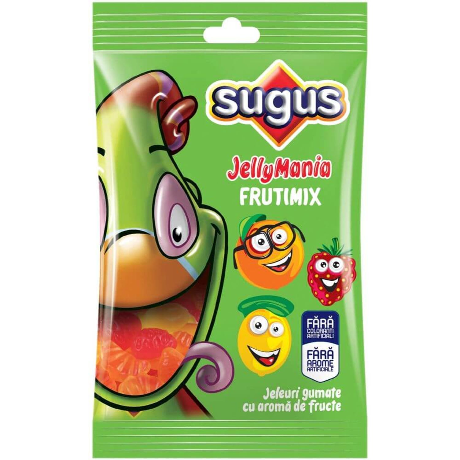 Sugus - Jeleuri Sugus JellyMania Frutimix, Fructe - elefant.ro