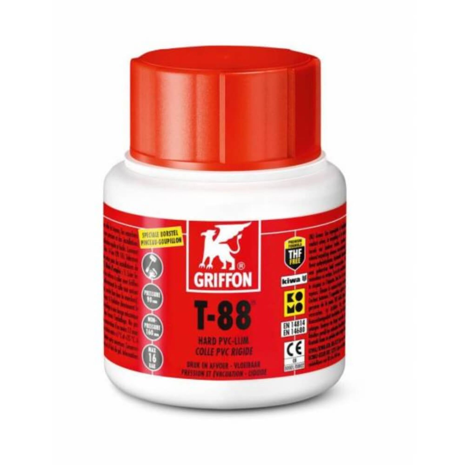 GRIFFON - Adeziv Tixotropic Rigid PVC GRIFFON T88, 250ml - elefant.ro