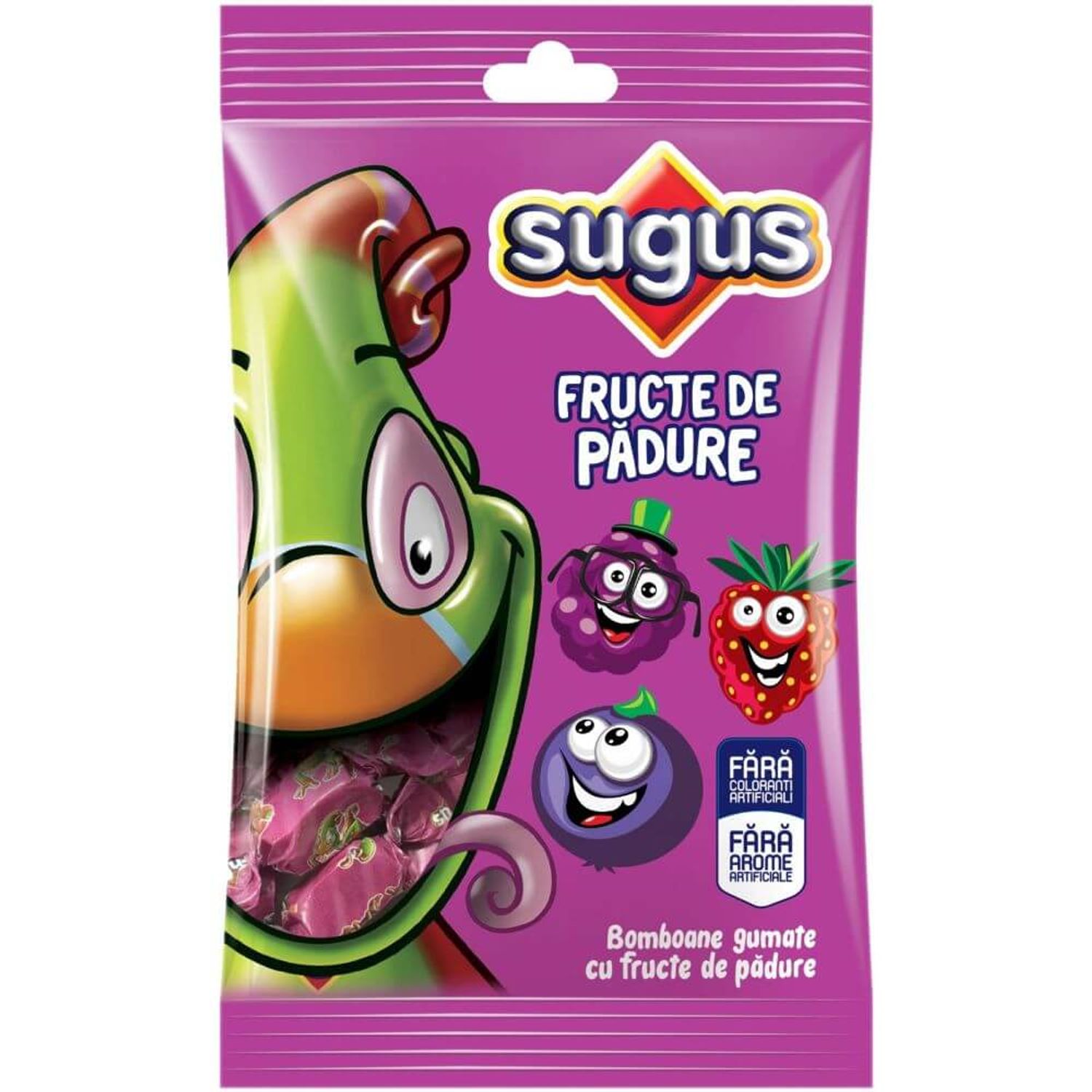 Sugus - Bomboane Gumate Sugus Fructe de Padure, 80 g - elefant.ro