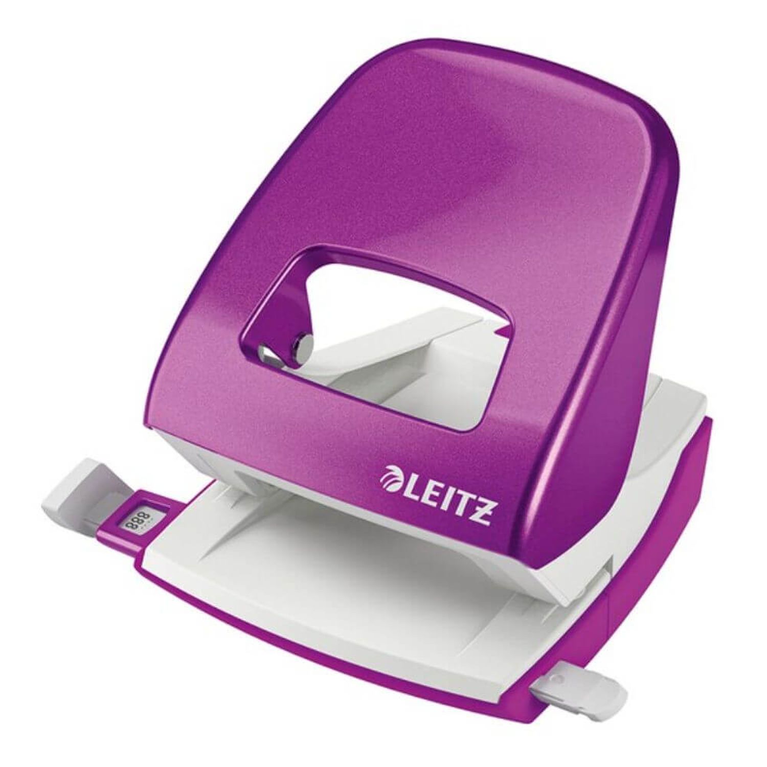 Leitz - Perforator Leitz 5008, 30 Coli, Mov Metalizat, din Metal si ...