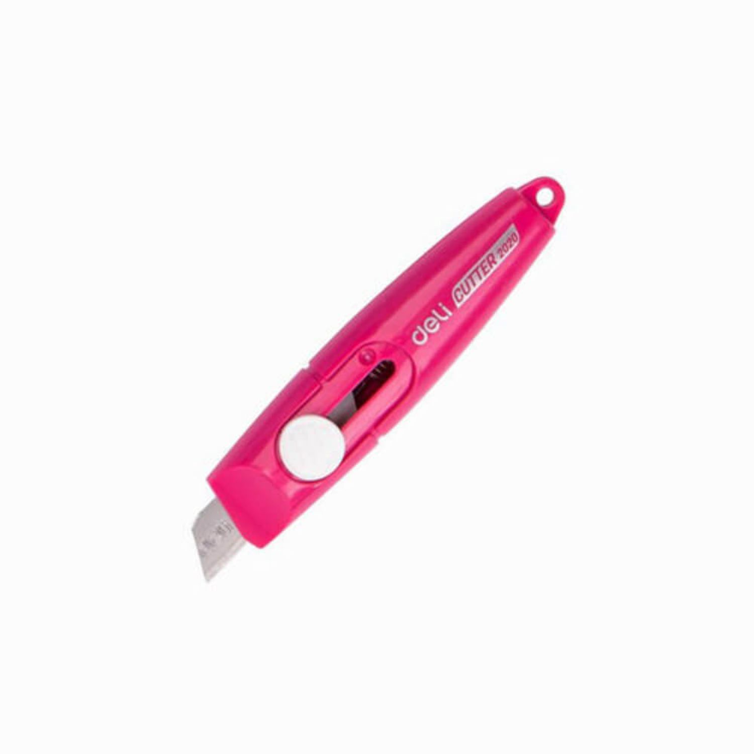 Deli - Cutter Mic Portabil cu Sina Deli Mini, Roz - elefant.ro