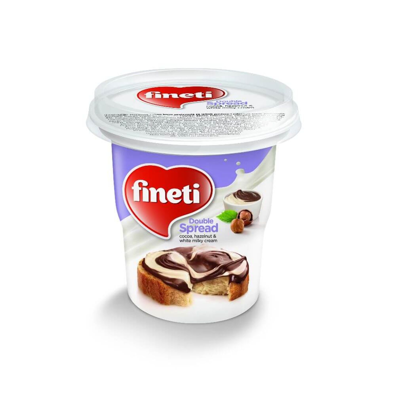Fineti - Crema de Ciocolata Tartinabila Fineti Double Spread, 400 g ...