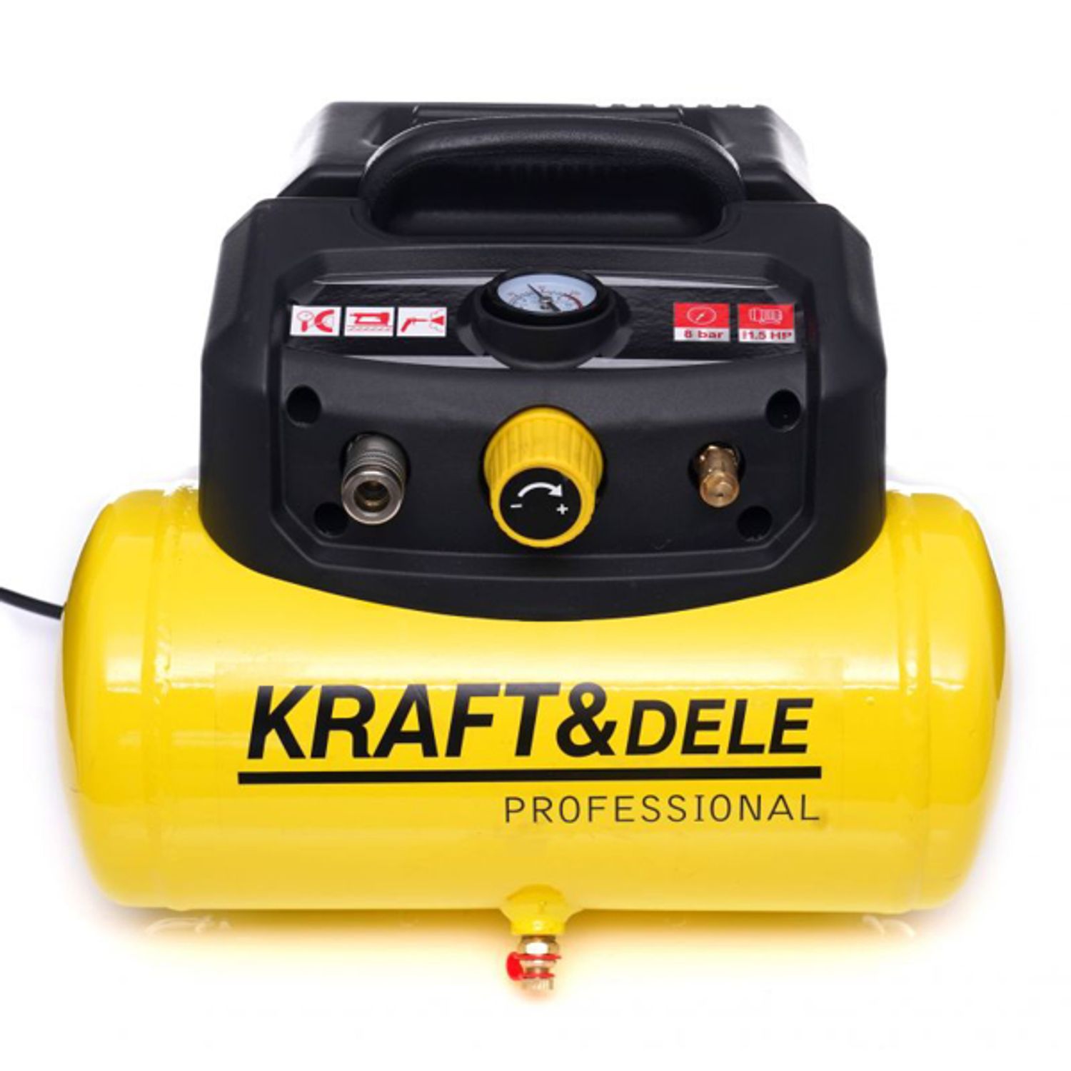 Kraft&Dele - Compresor fara ulei 6L 8bar 1.1kW 180L/min, Kraft&Dele ...
