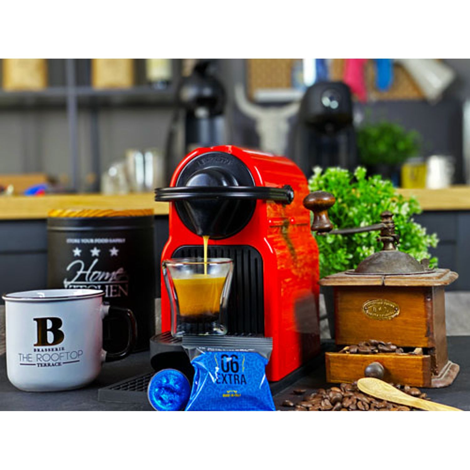 La Capsuleria - Set 10 capsule cafea Extra Cream, compatibile Nespresso ...