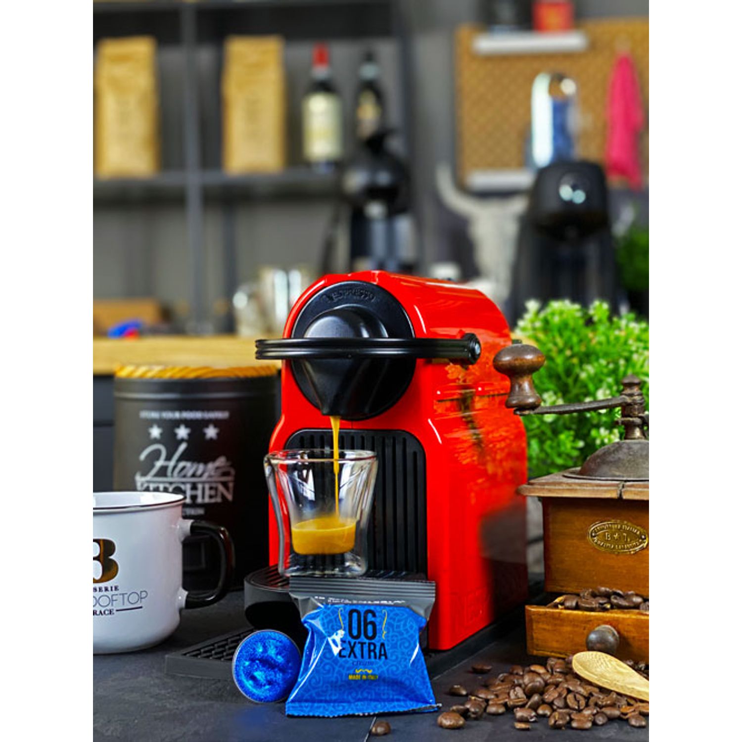 La Capsuleria - Set 10 capsule cafea Extra Cream, compatibile Nespresso ...