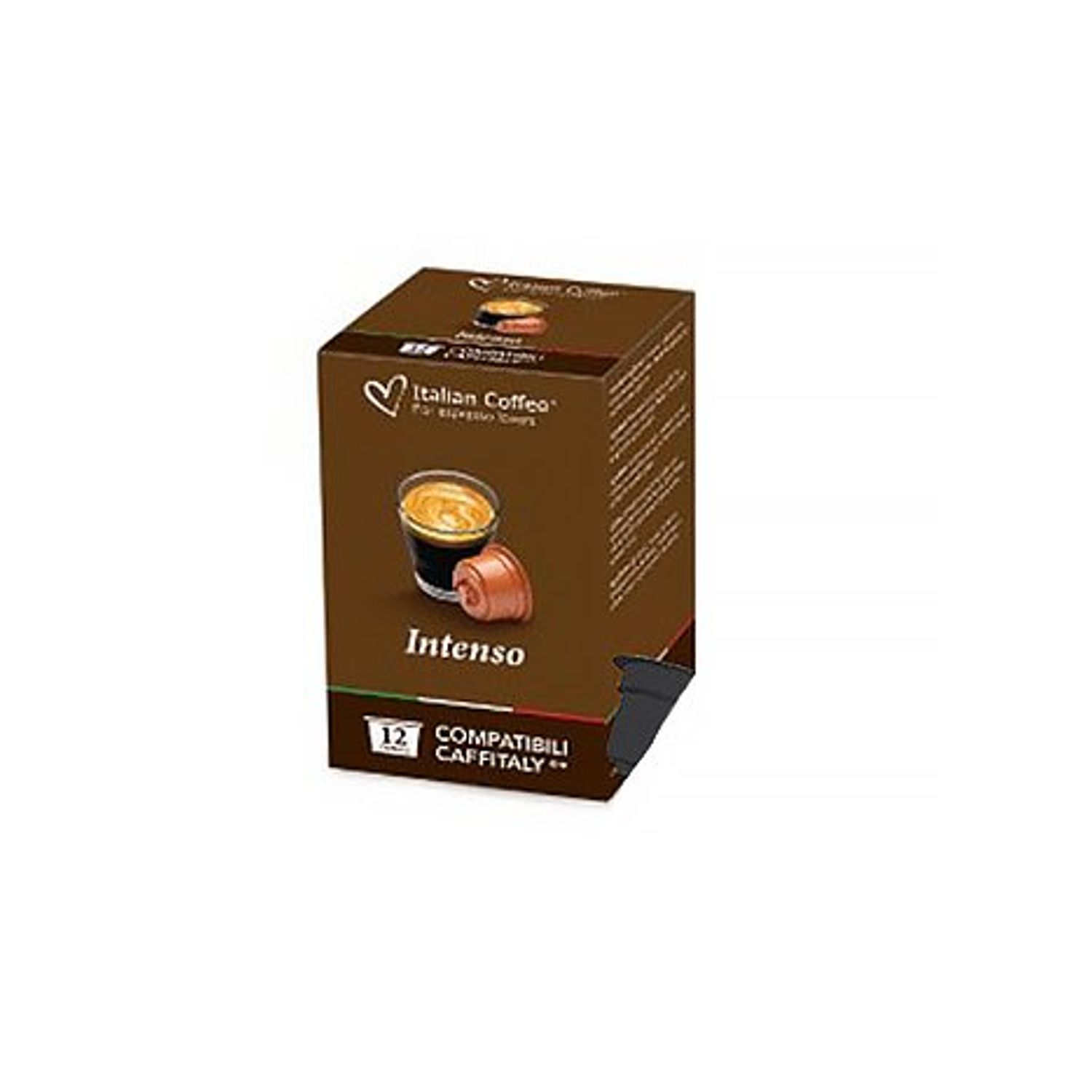 Italian Coffee - Set 72 capsule cafea Intenso compatibile Tchibo ...