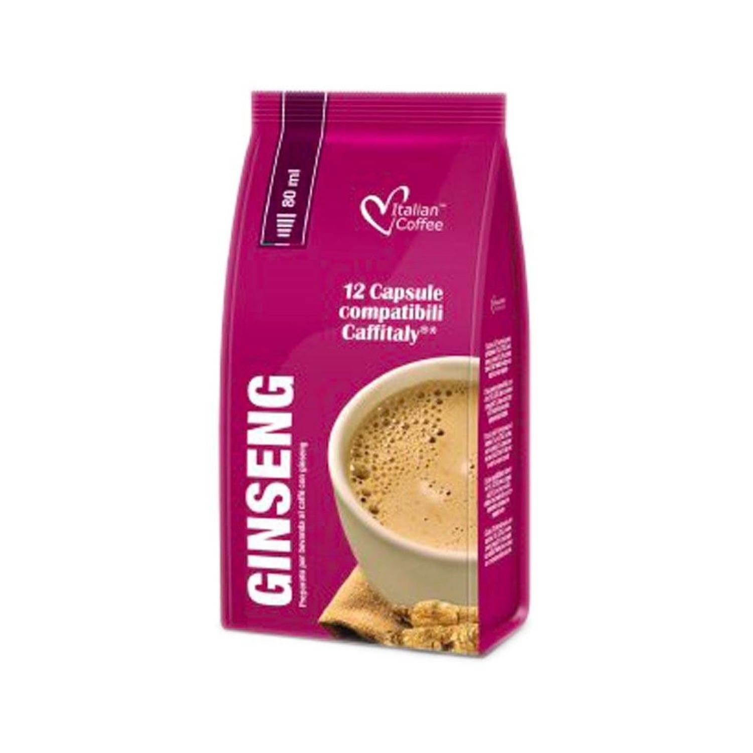 Italian Coffee - Capsule Italian Coffee - Ginseng - 12 Capsule - Cafea ...