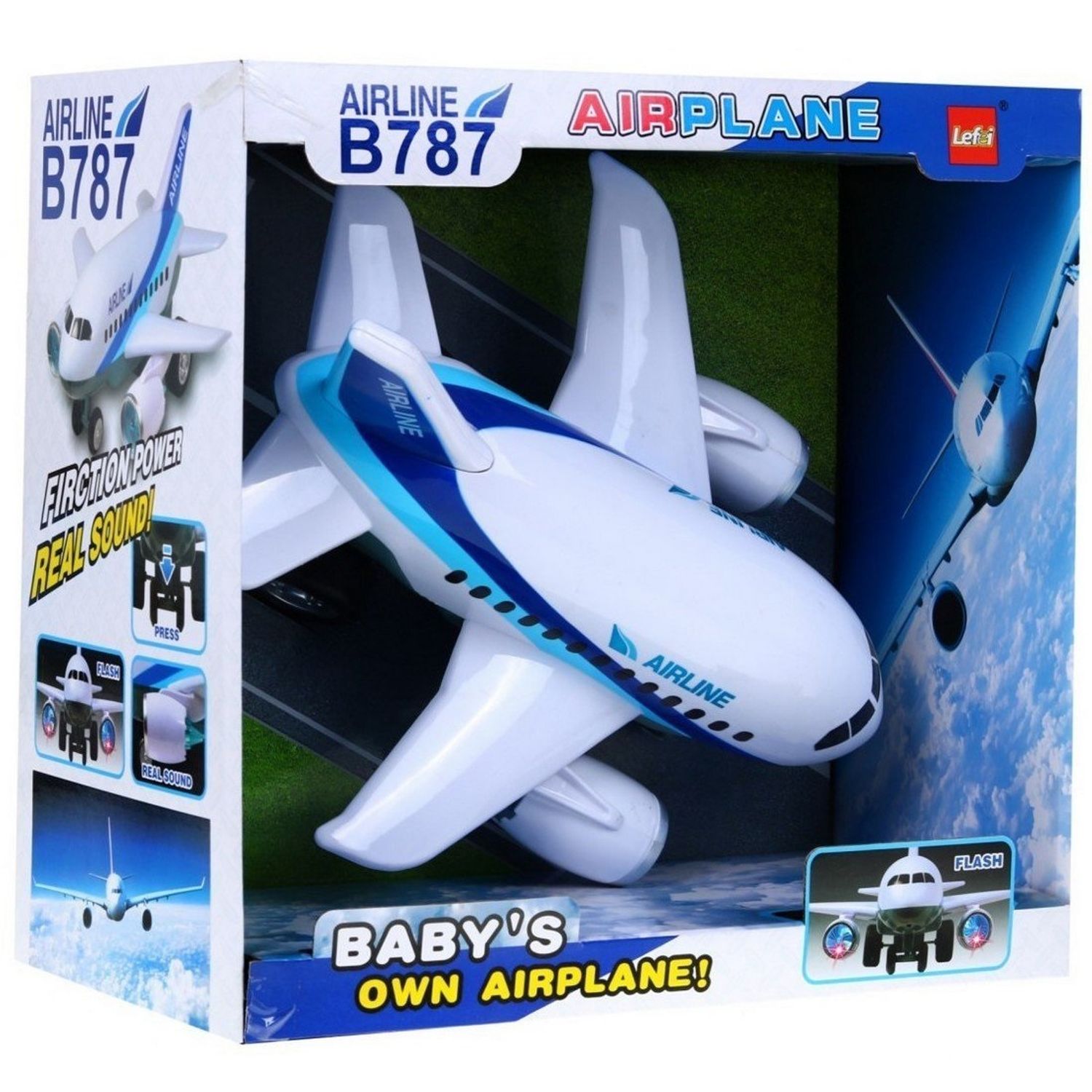 OEM - Avion interactiv Boeing 787 pentru copii cu lumini si sunete ...