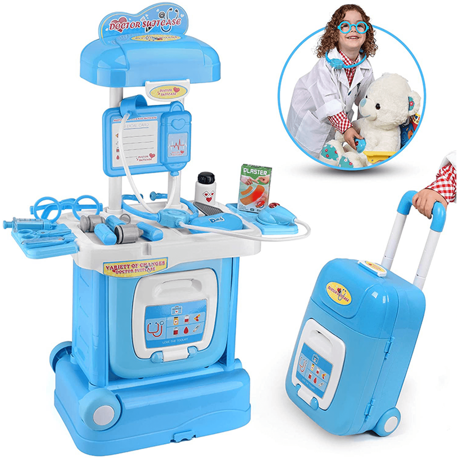 OEM - Set Doctor si Troller 2 in 1 cu accesorii, sunete si lumini ...