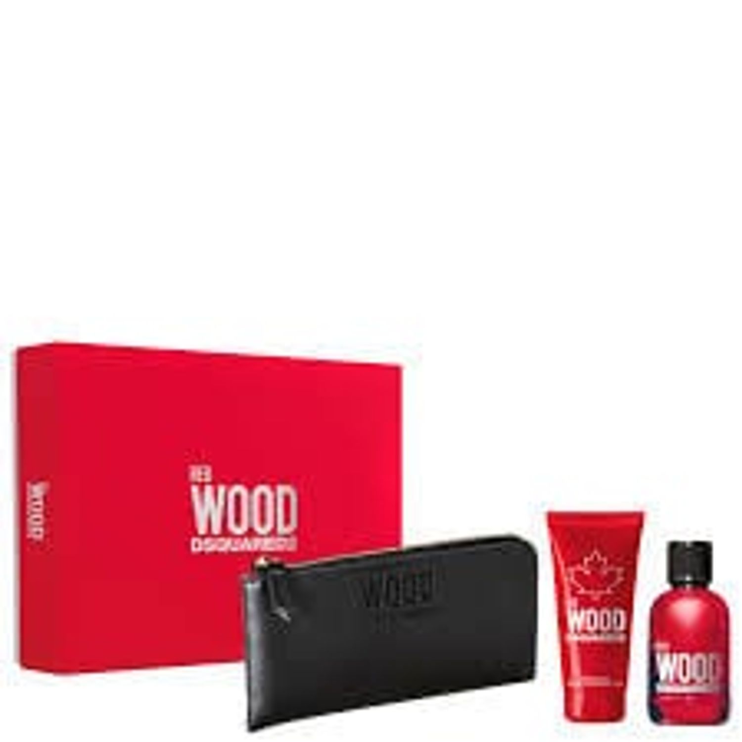 Dsquared2 - Set Dsquared Red Wood, Apa de Toaleta, 100 ml + Gel de dus ...
