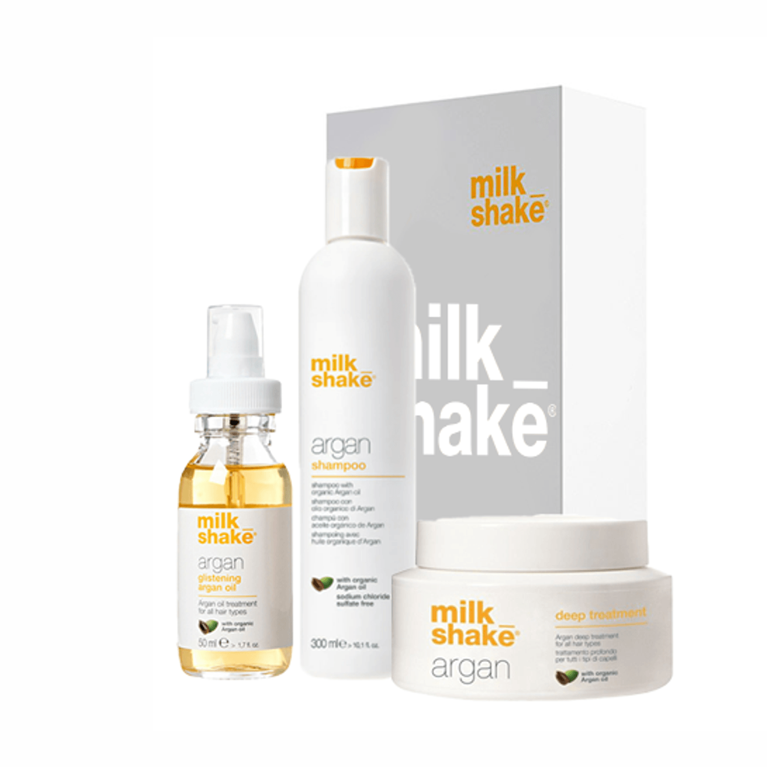 Milk Shake - Kit pentru hidratare si reparare Milk Shake Argan Oil ...