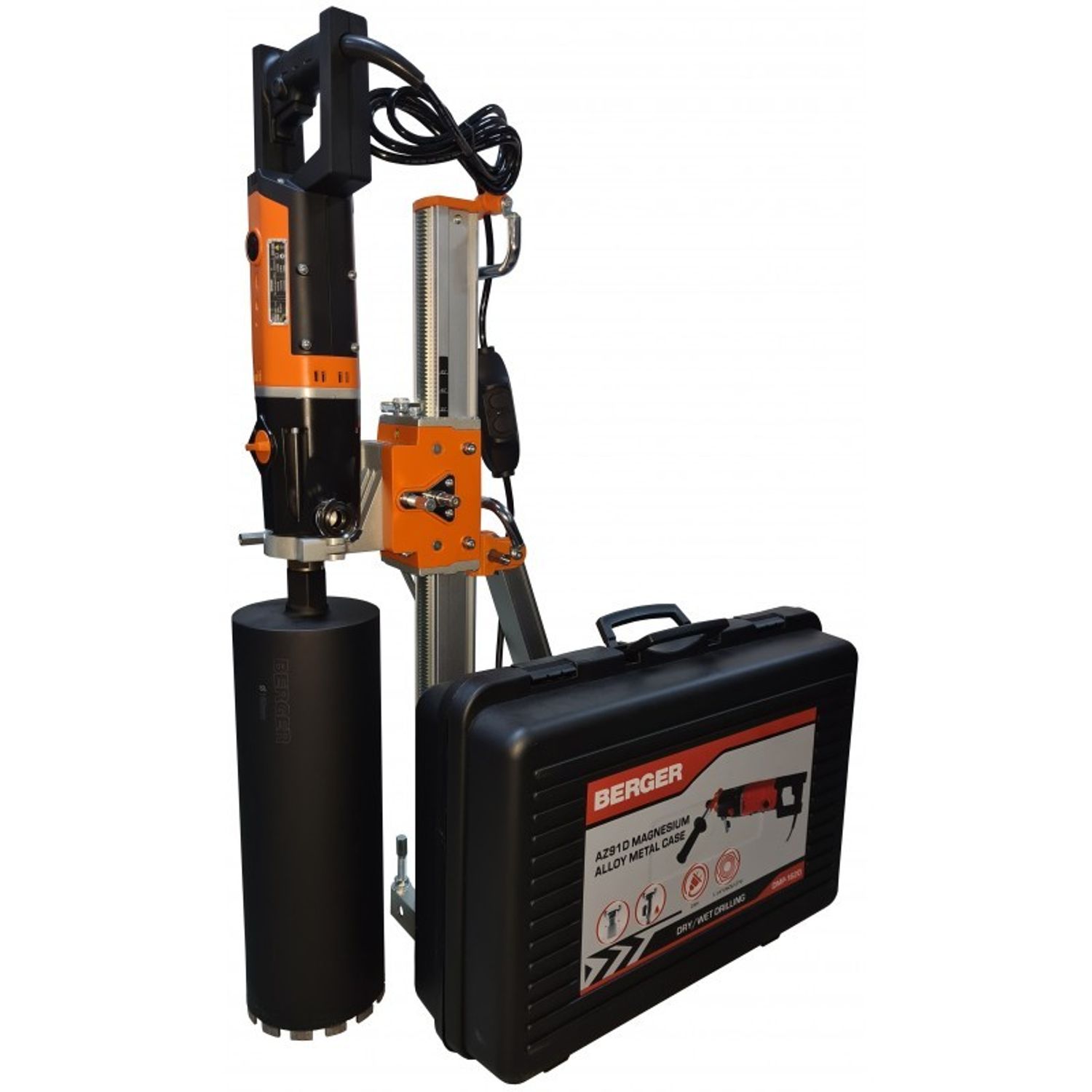 Berger - Masina de carotat DMP-162D si stativ DSP-162 BERGER, putere 2 ...