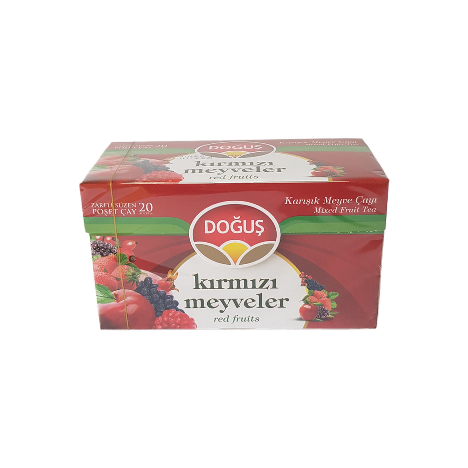 Dogus - Ceai Turcesc din fructe de padure, Dogus Kirmizi Meyveler, 20 ...