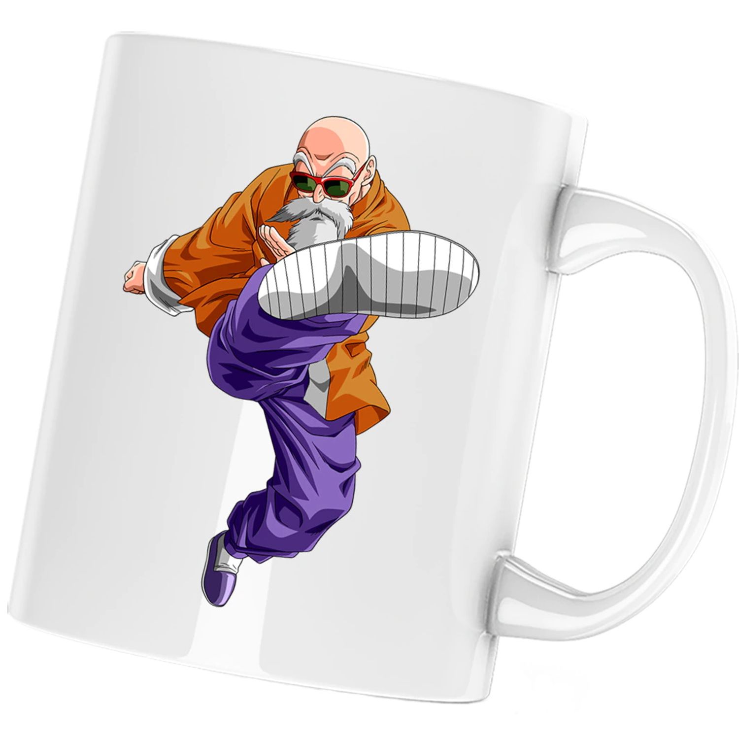 OEM - Cana personalizata ceramica alba "Dragon Ball Z Maestru Roshi ...