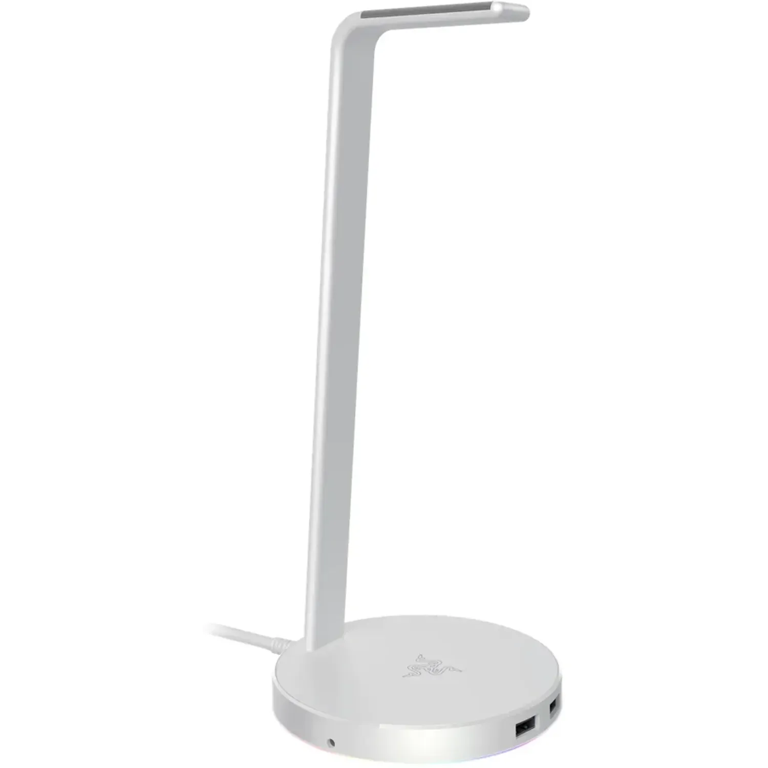 Razer - Stand casti Razer Base Station V2 Chroma, hub USB, Alb Mercury ...