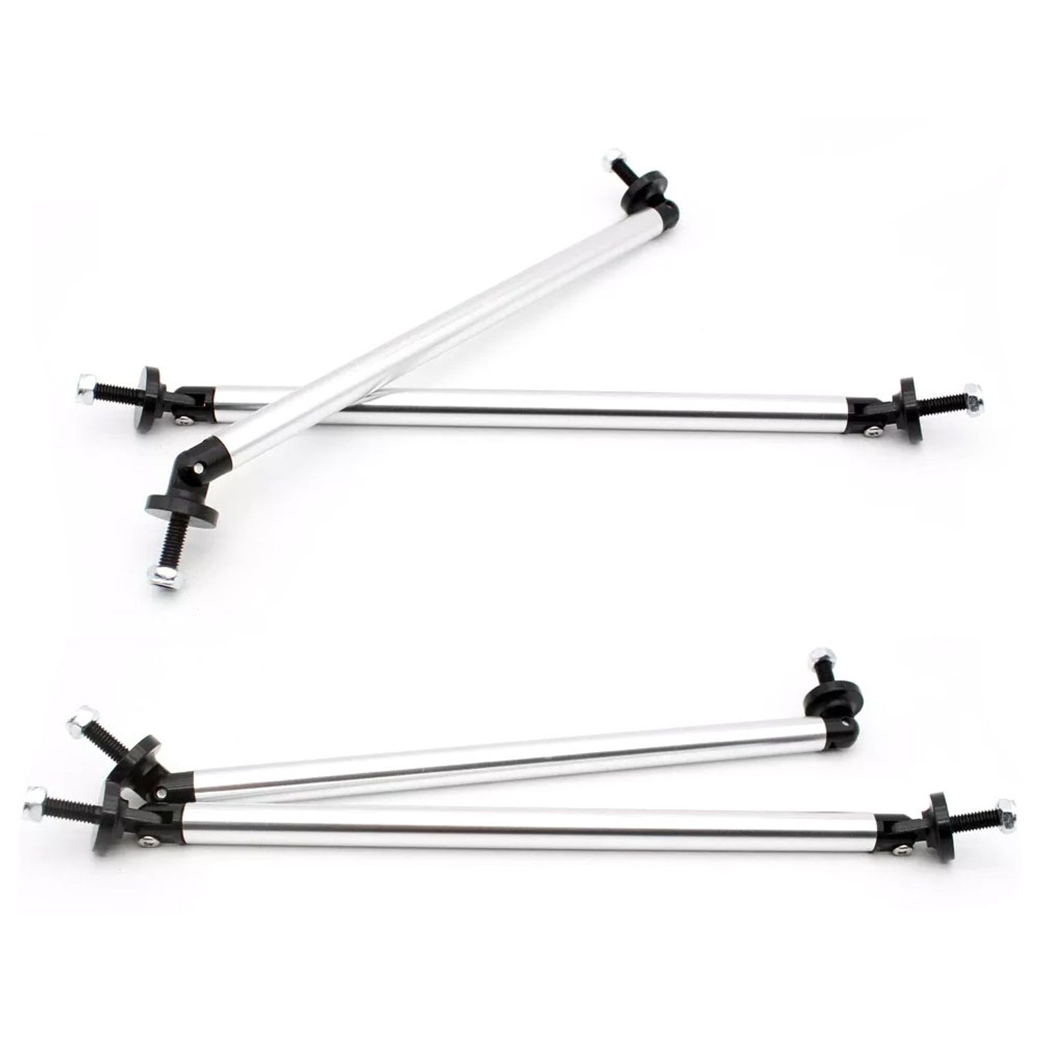 ISHOP - Set 2 tije sustinere prelungire bara, argintiu, 150mm - elefant.ro
