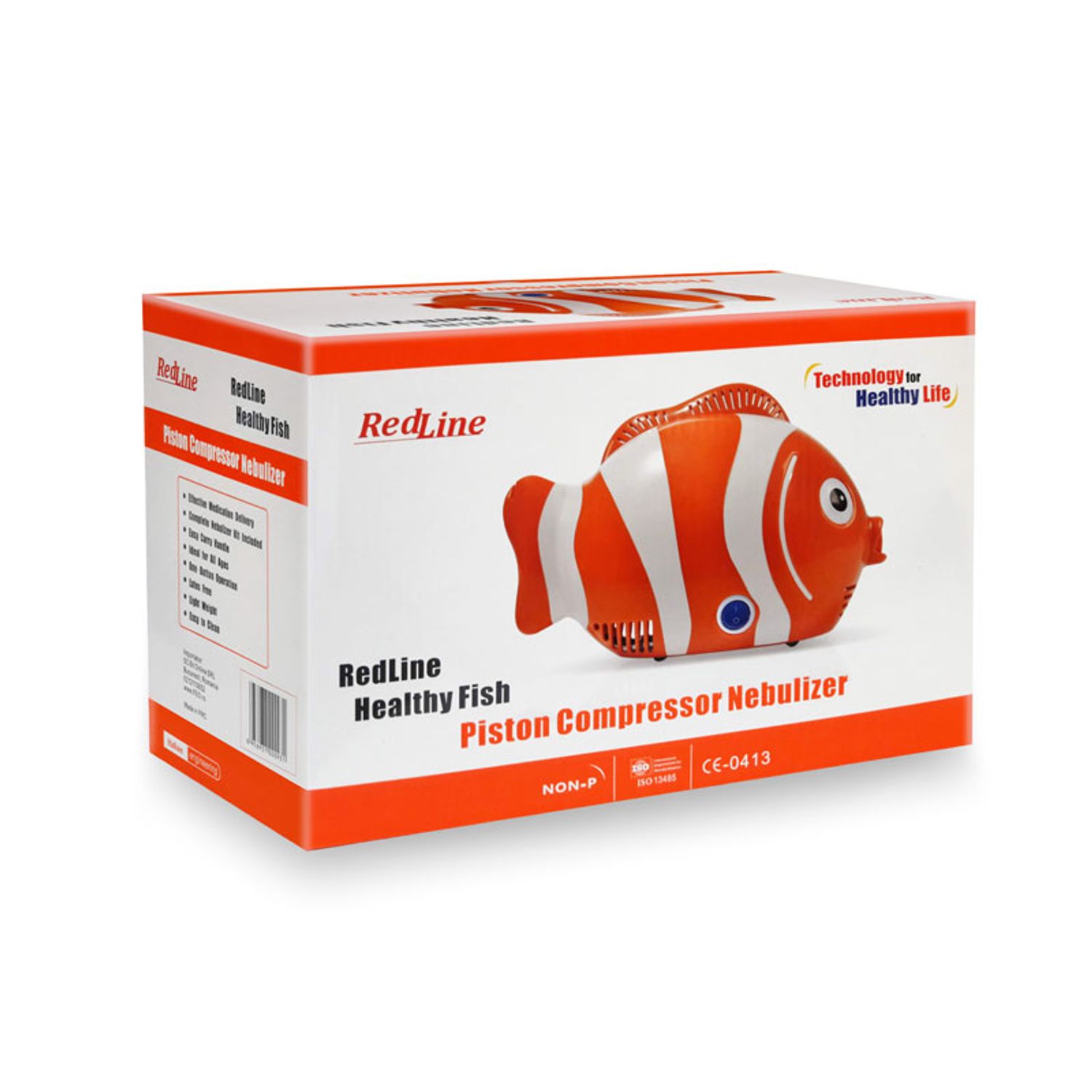 Redline - Aparat aerosoli RedLine Healthy Fish Pro, MMAD 2.44 si 4 µm ...