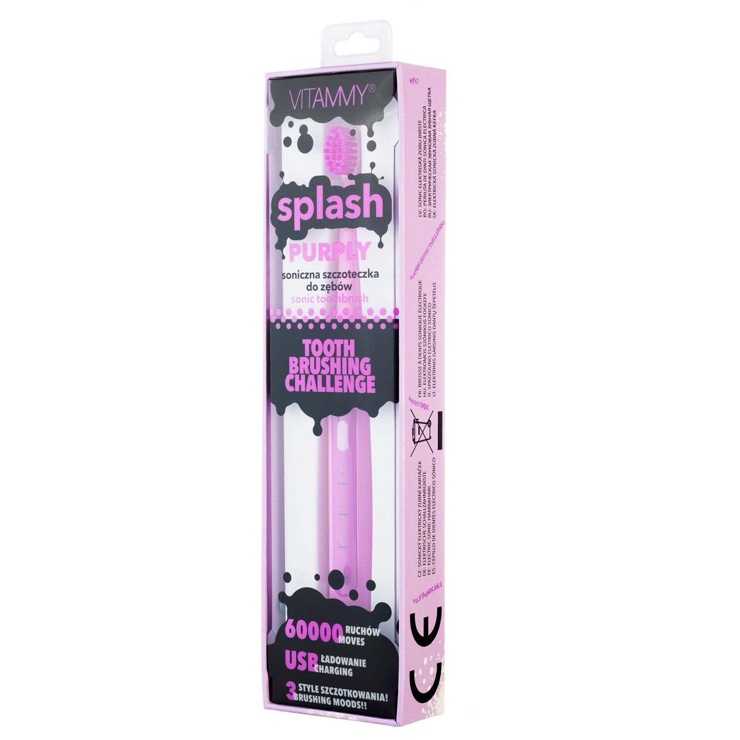 Vitammy - Periuta de dinti electrica VITAMMY Splash TB8132A-CE Purply ...