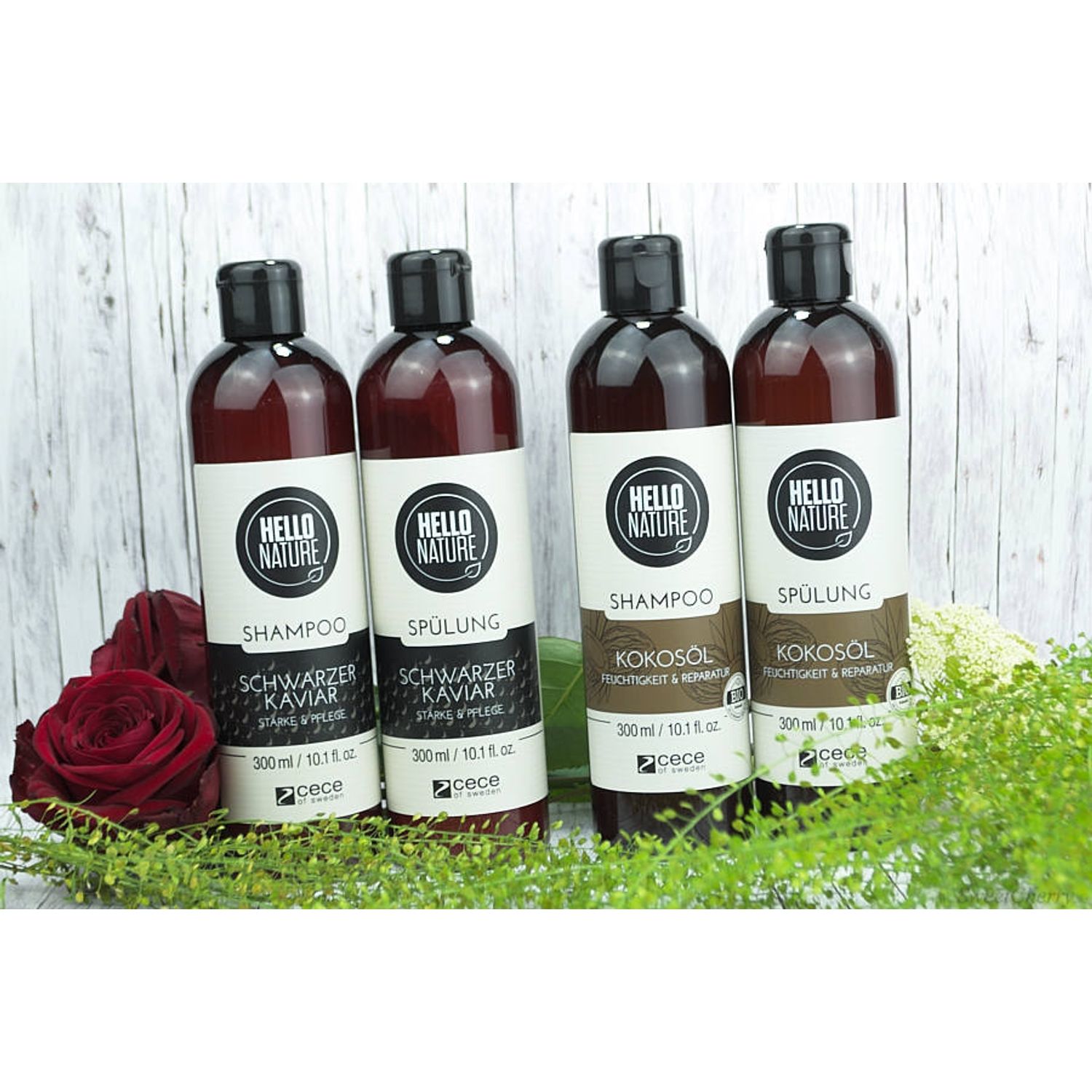 Hello Nature - Sampon Hello NATURE BIO cu caviar negru Hello Nature 300 ...