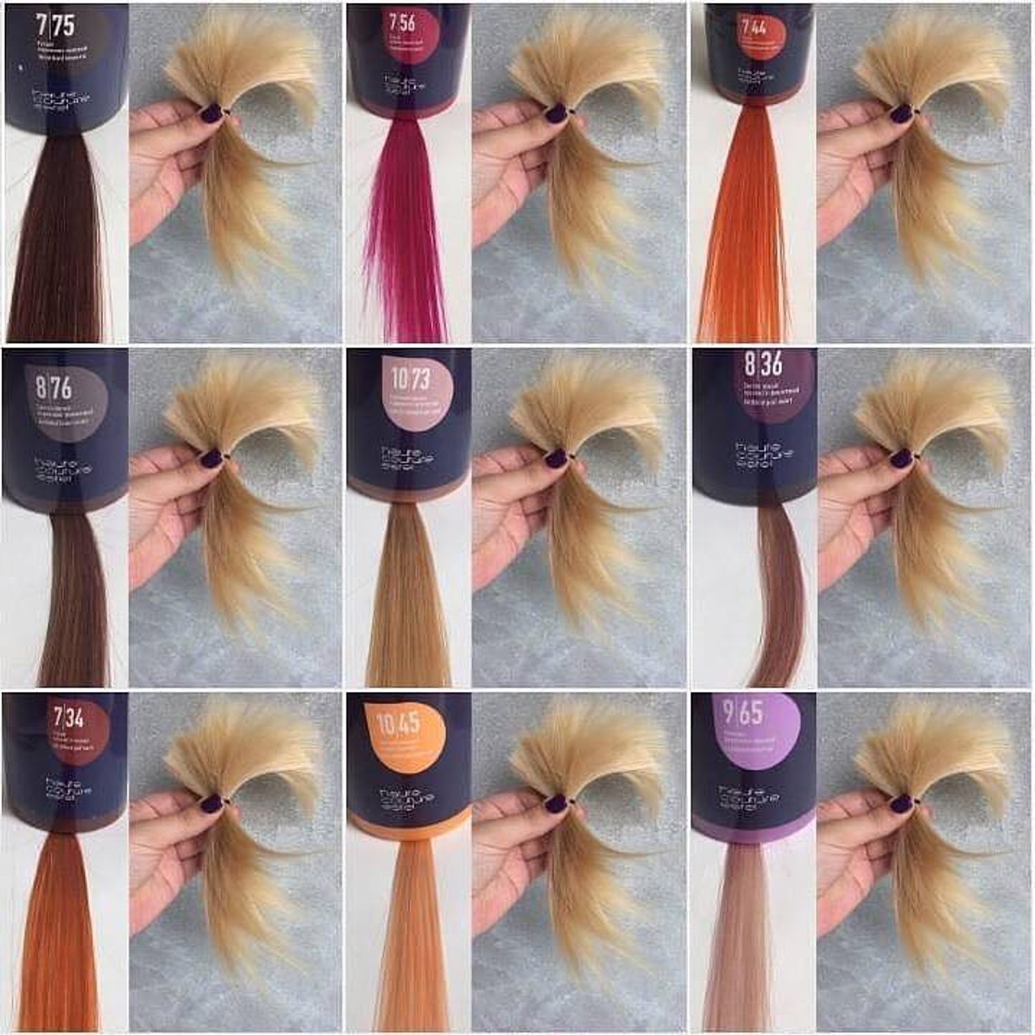 ESTEL Professional - Masca nuantatoare pentru par cu keratina Haute Couture NEWTONE, 10/73 Blond ...