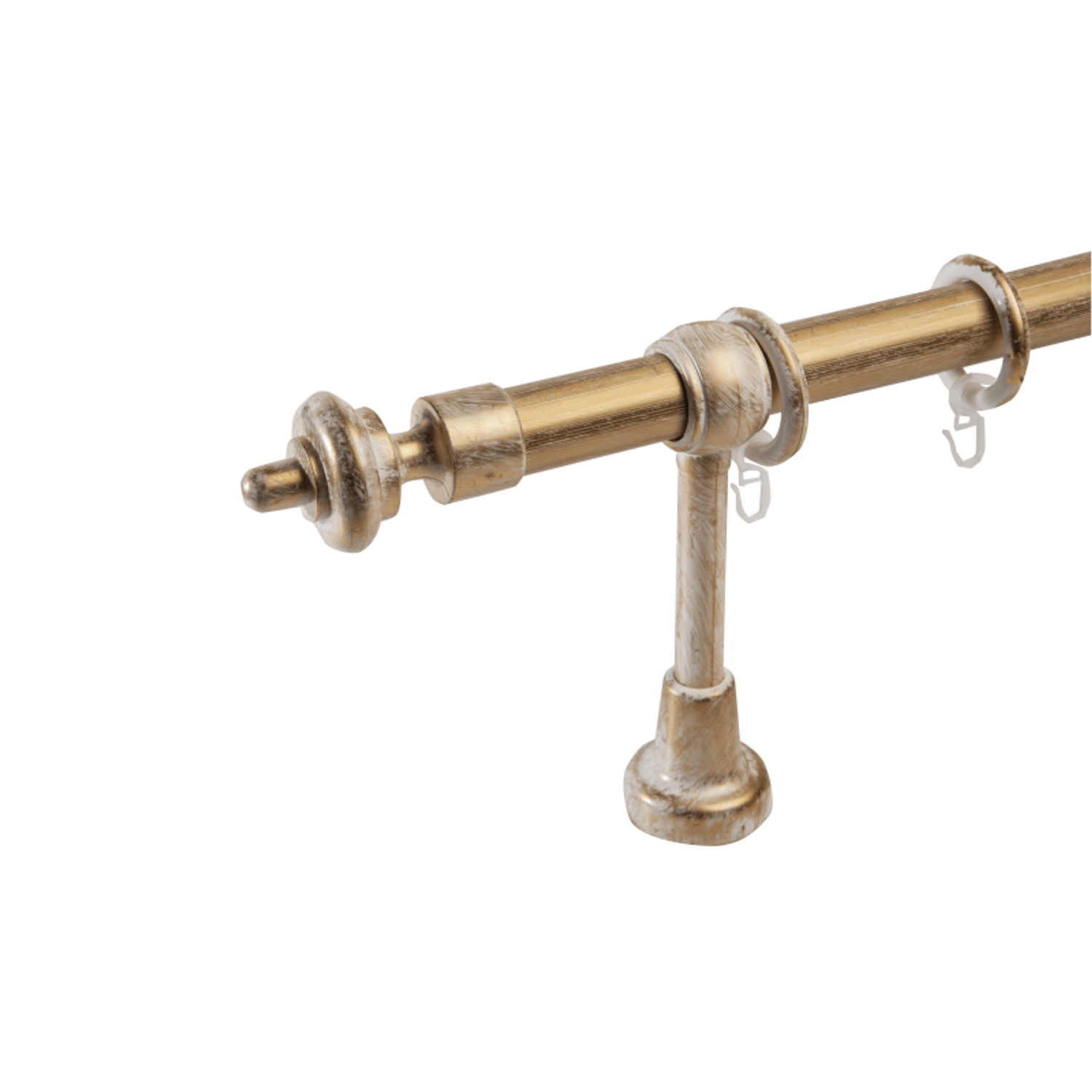 KLEIDECO - Galerie plastic 28 mm INNOVATIE MARE "complet" simpla, alb ...